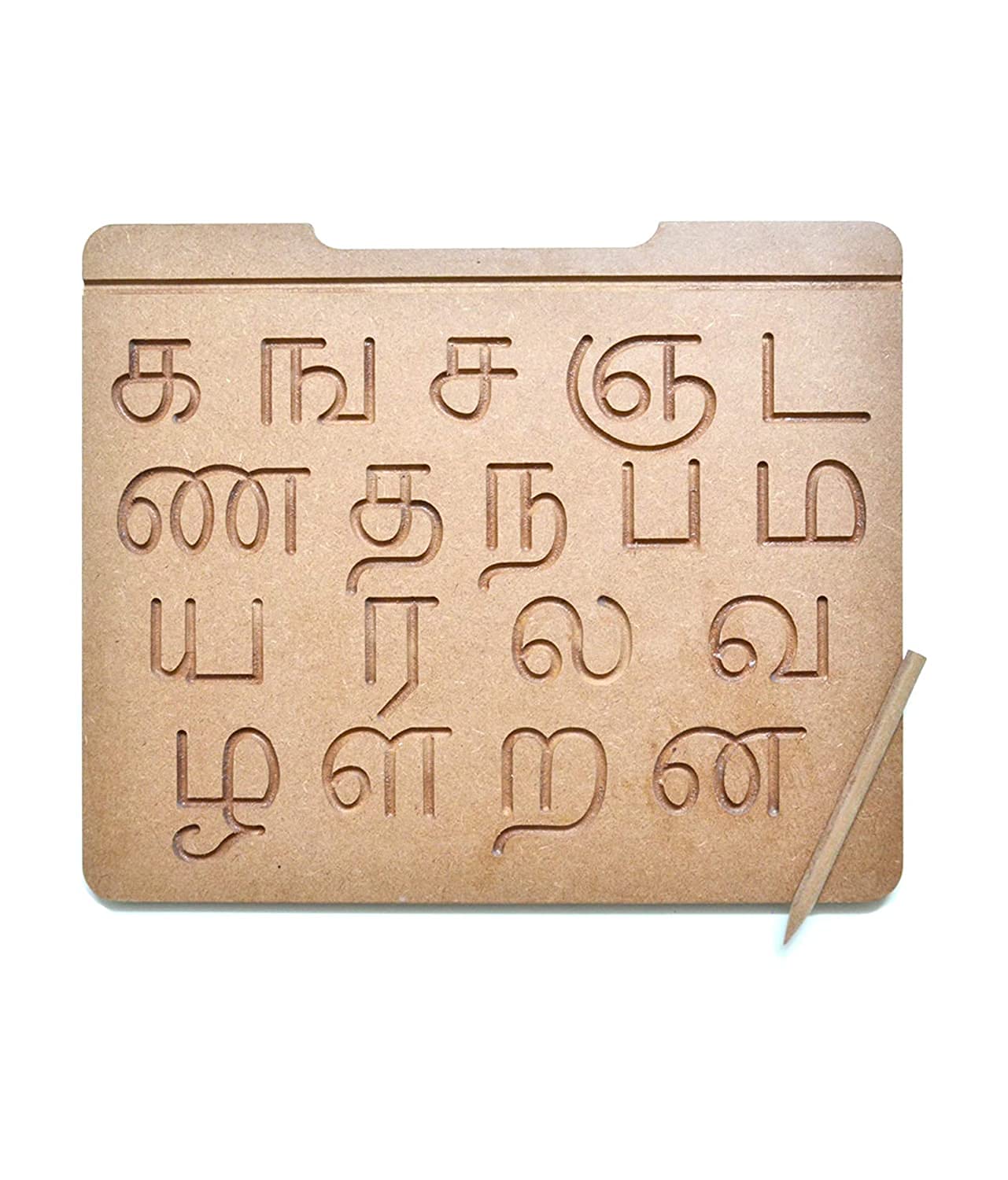 Techblaze Educational Wooden Tamil Consonants Handwriting Practice ...