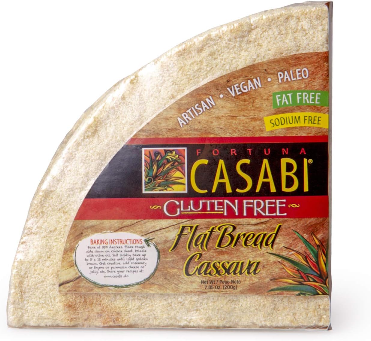 Amazon.com: Casabi Casabe Artisan Flatbread (Cassava Bread), Naturally ...