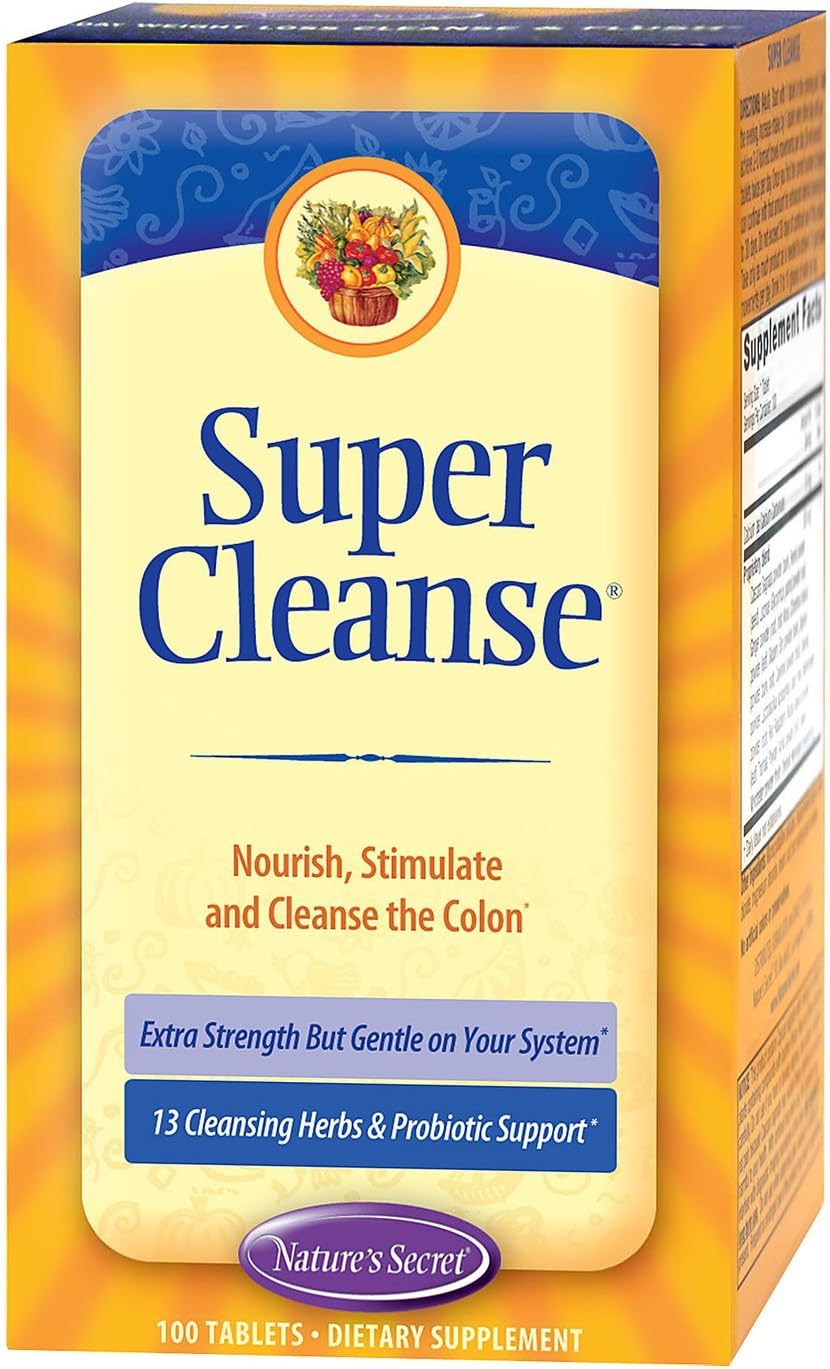 Amazon.com: Nature's Secret Super Cleanse 100 Tablet : Health & Household