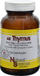 Amazon.com: Natural Sources All Thymus 60 Capsules : Health & Household