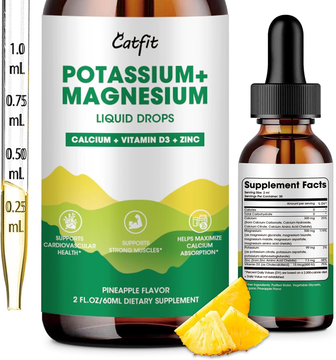 Amazon.com: Potassium Magnesium Glycinate Supplement-High Absorption ...