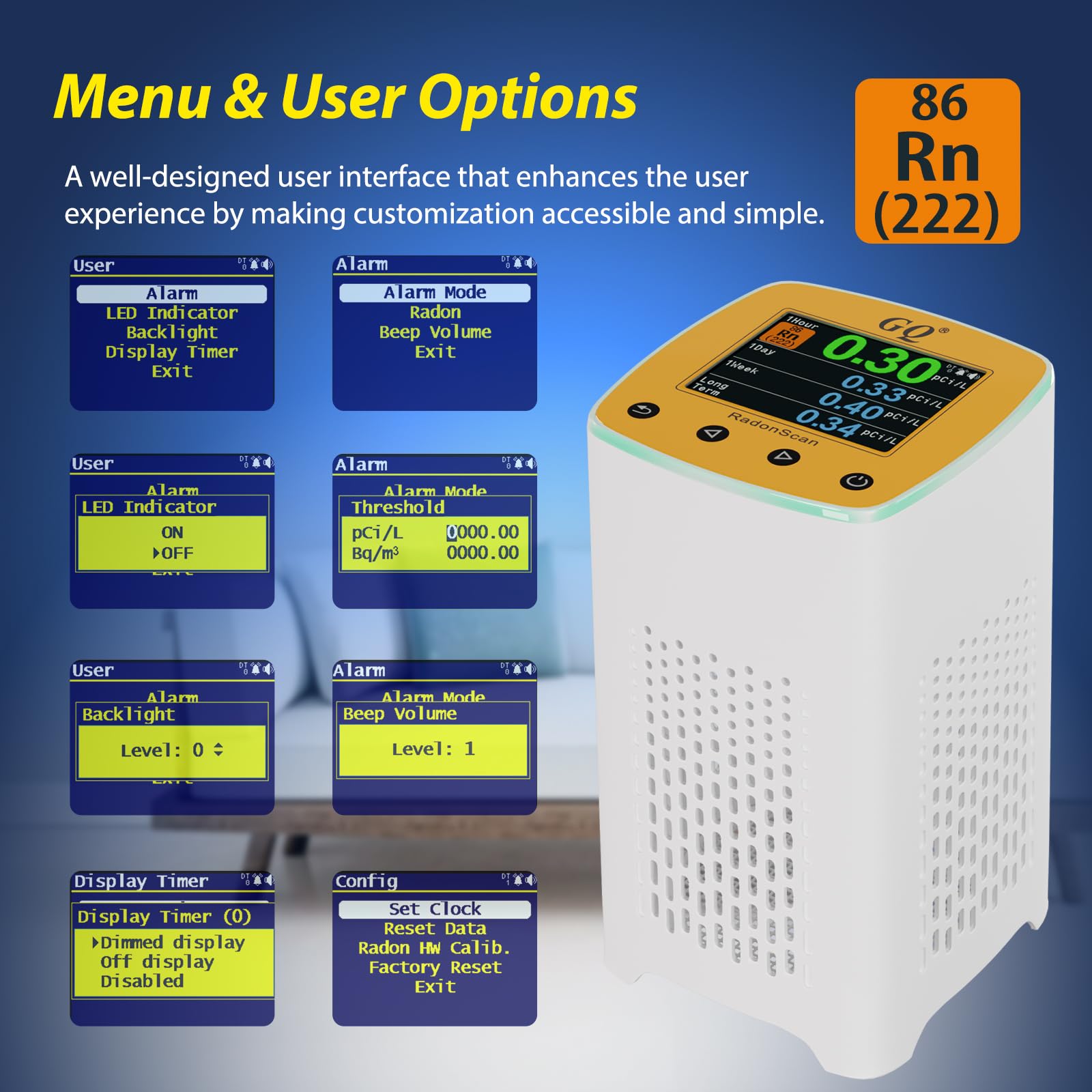 Smart Radon Monitor With WiFi GQ RadonScan Plus Smart | WiFi Remote ...