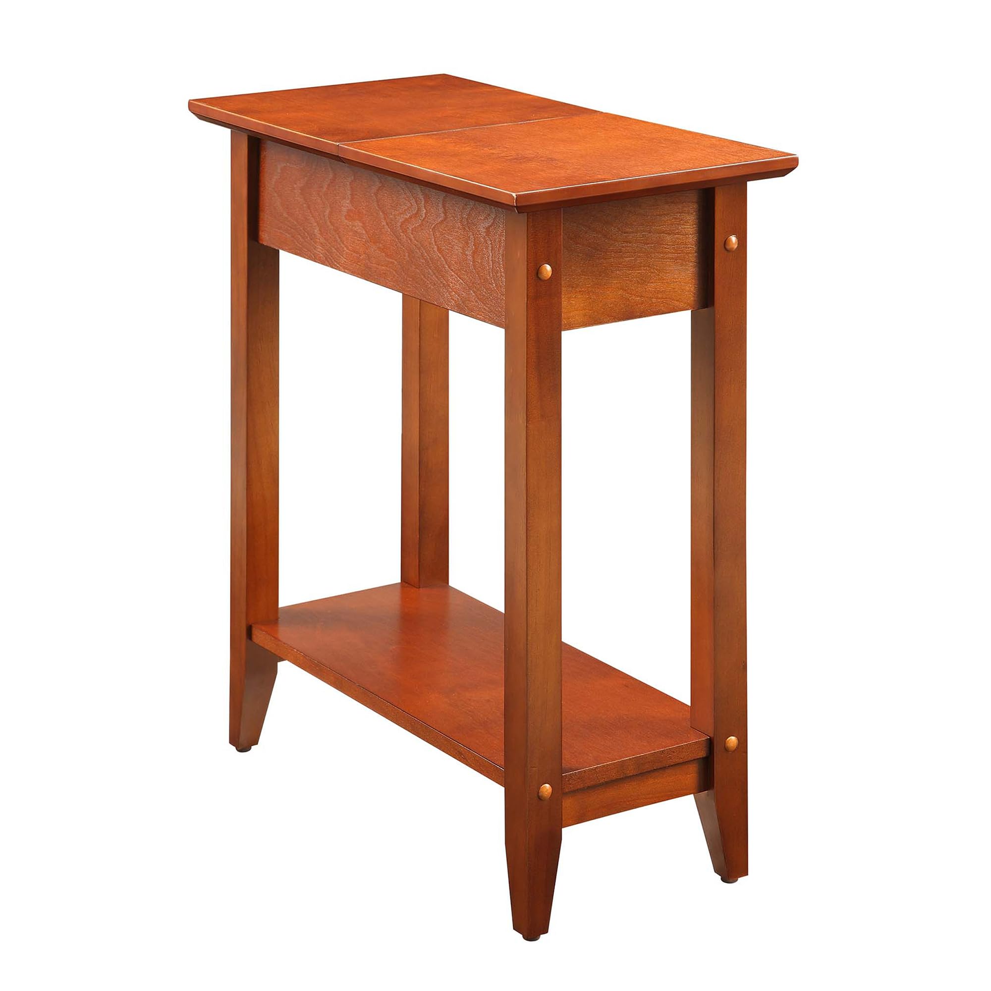 Amazon.com: Convenience Concepts American Heritage Flip Top End Table ...