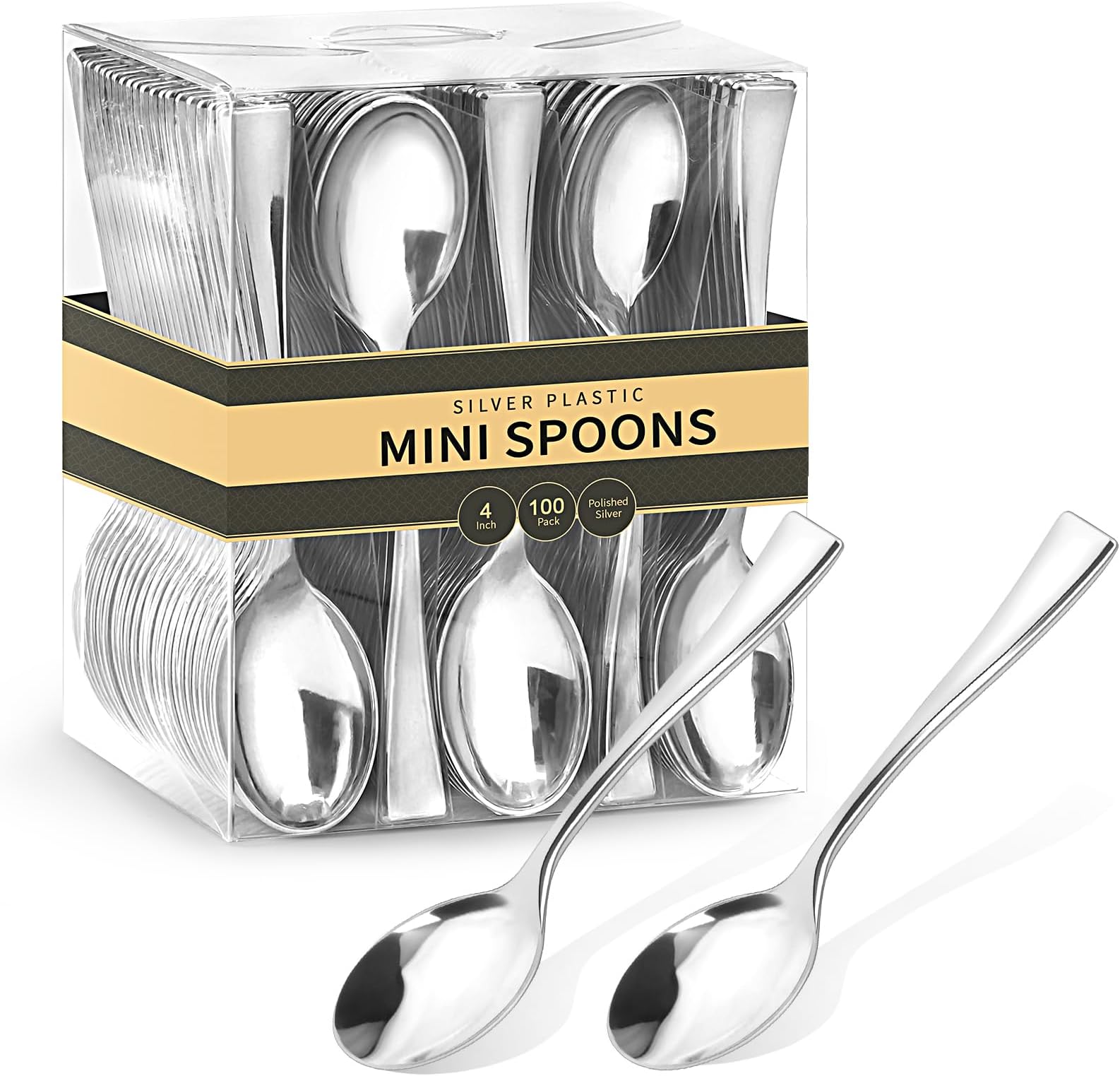 Amazon.com: Maryland Silver Tiny Tasters Mini Spoons - 3.75" (Pack of ...