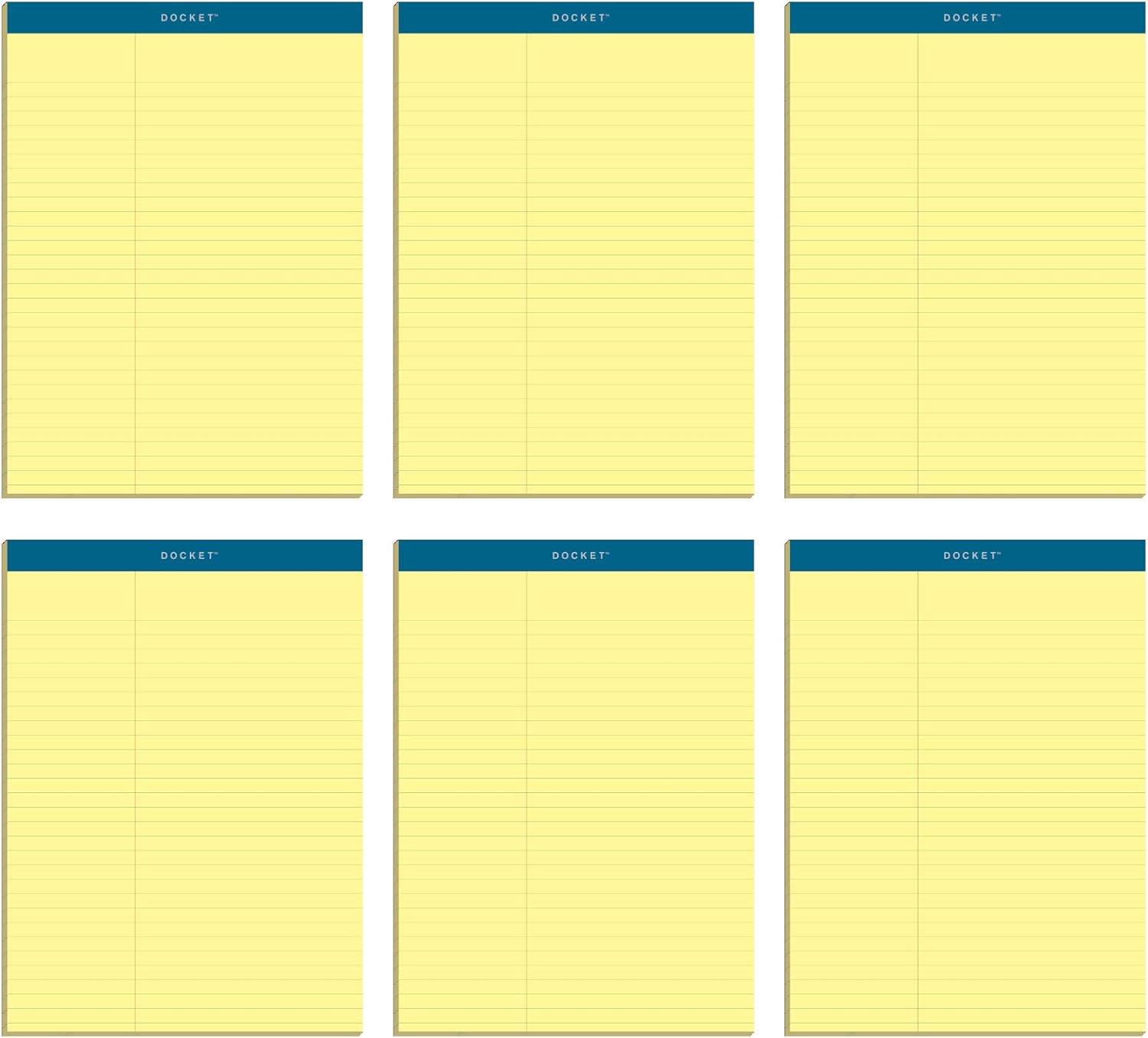 Amazon.com : Tops Docket Writing Pads with 100 Sheets, Extra-Strong ...