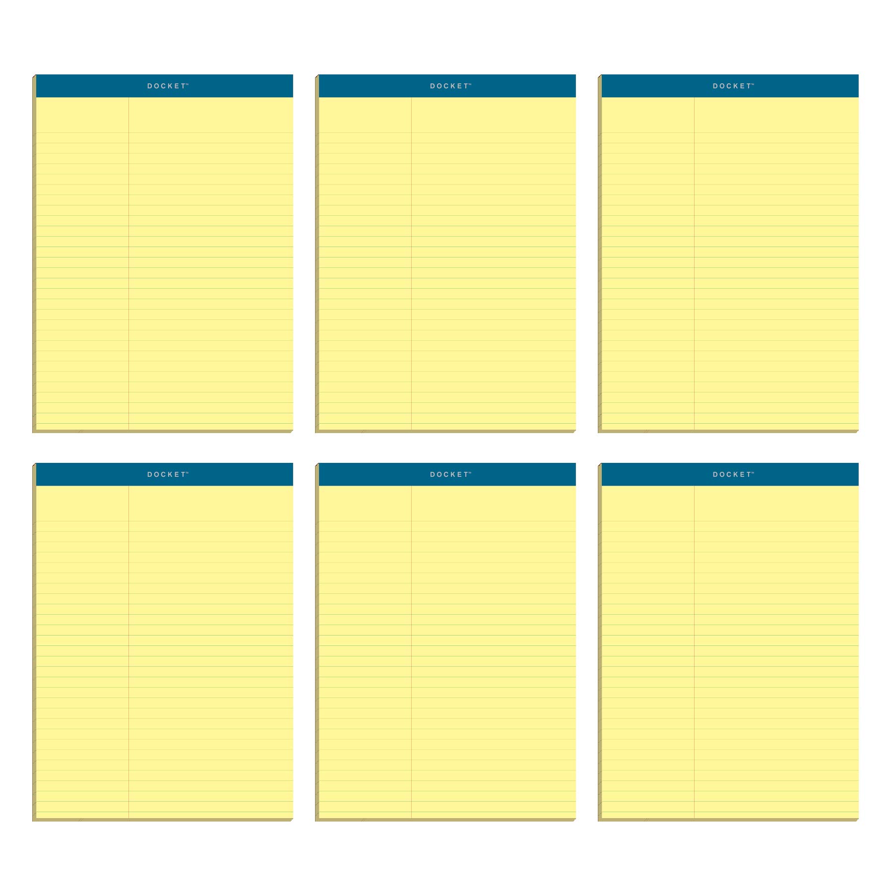 Buy (Law Rule, Yellow) - Double Docket Writing , 20cm - 1.3cm X 28cm ...