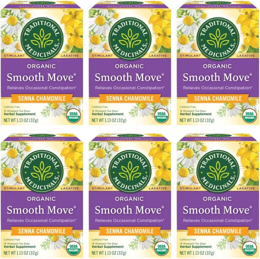 Amazon.com: Traditional Medicinals Organic Smooth Move Chamomile ...