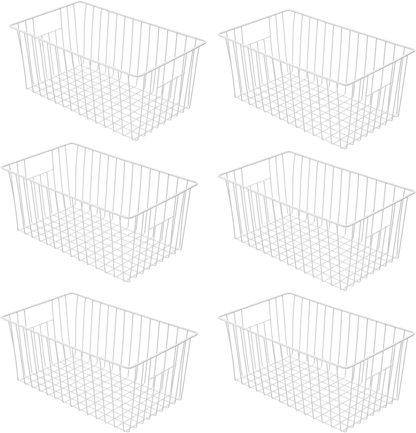 Amazon.com - lonpute 16inch Farmhouse Freezer Wire Baskets Organizer ...