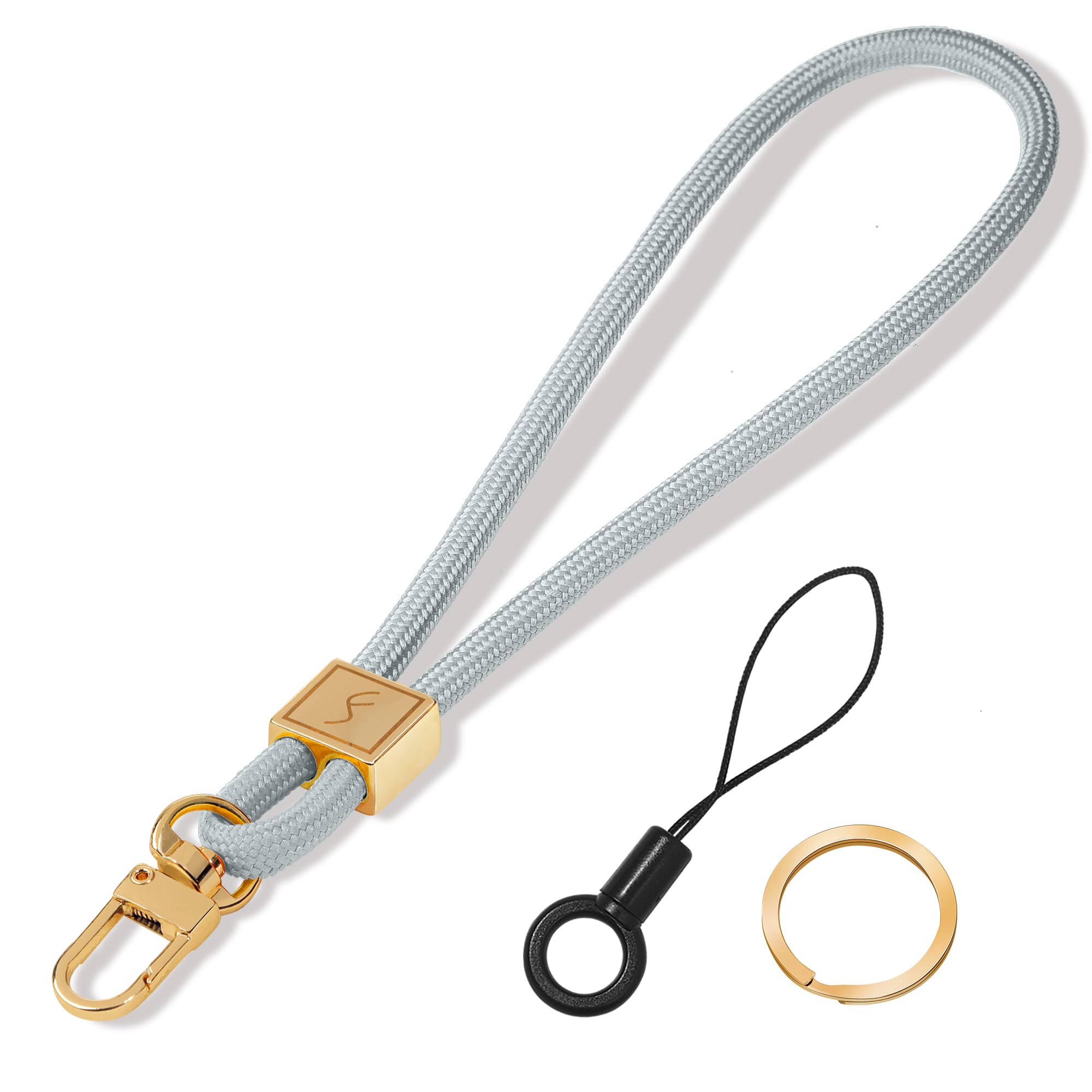 Amazon.com: Fishent Keychain Wristlet lanyard, Cute Key Chain Holder ...
