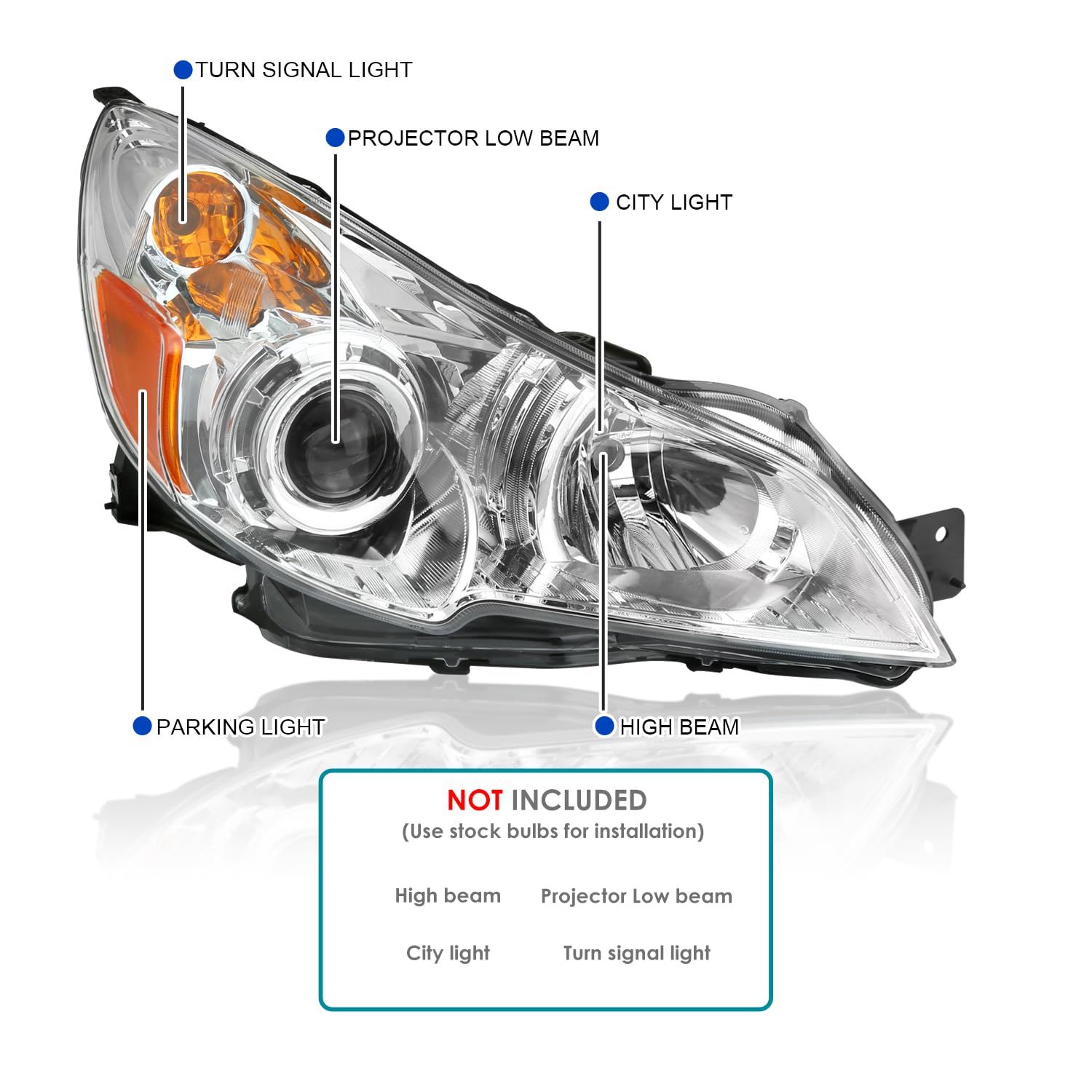 2010 Subaru Outback Headlight Diagram Headlights Assembly For Subaru