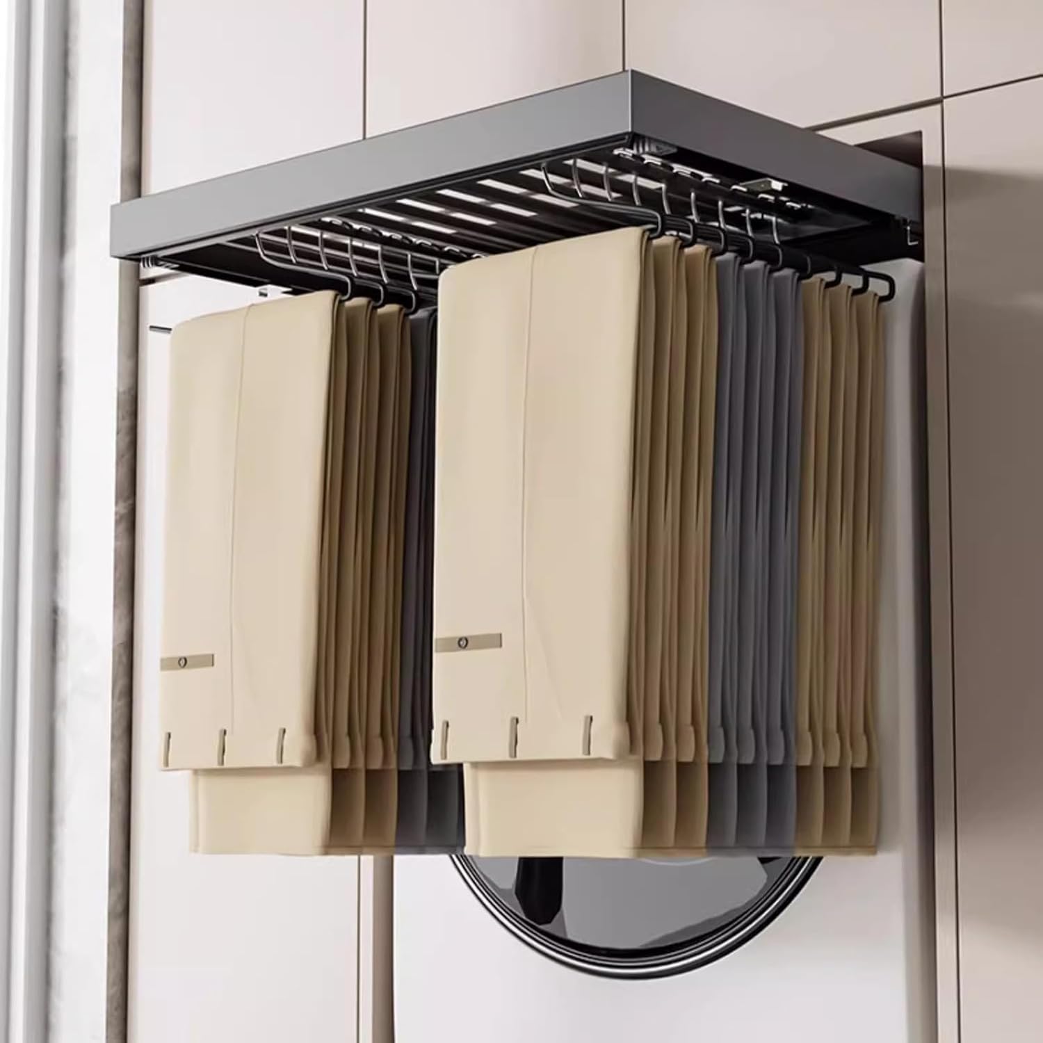 Aluminum Alloy Pull Out Pants Rack - Cabinet Philippines | Ubuy