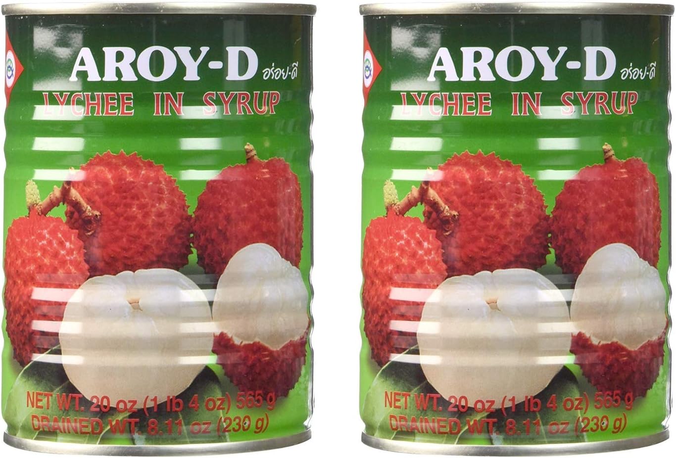 Amazon.com : Dynasty Peeled Whole Lychee in Heavy Syrup 15 oz (2 Pack ...
