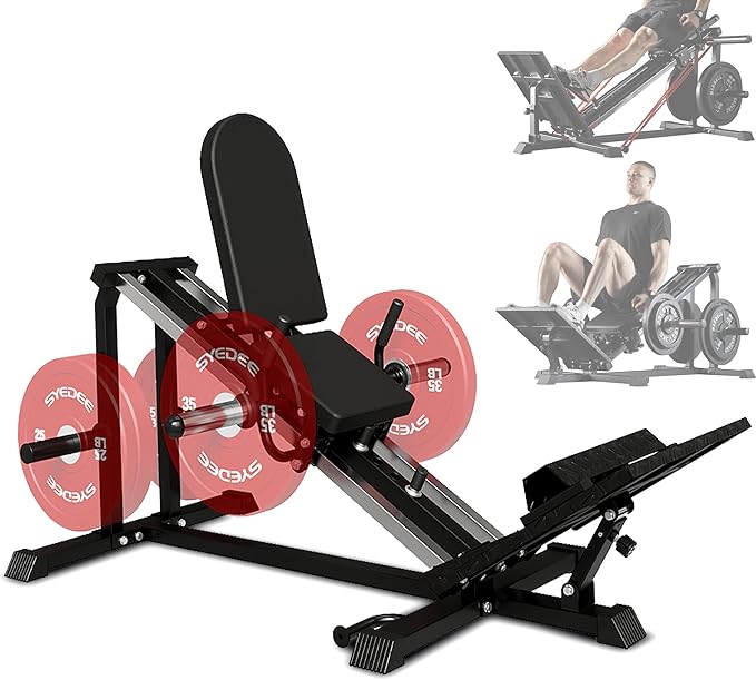 Amazon.com : syedee Leg Press Machine, Compact Leg Sled Machine with ...