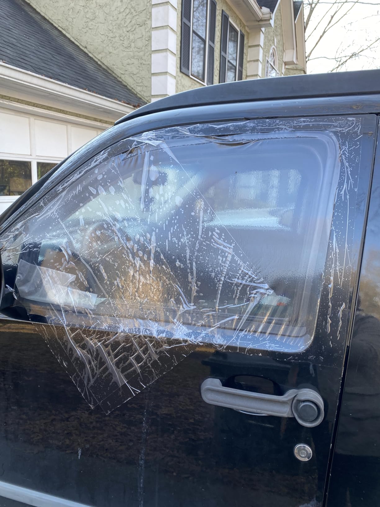 Big Tape Window Plastic Barrier Film – 2 Pack of 12 Feet XL Roll of ...