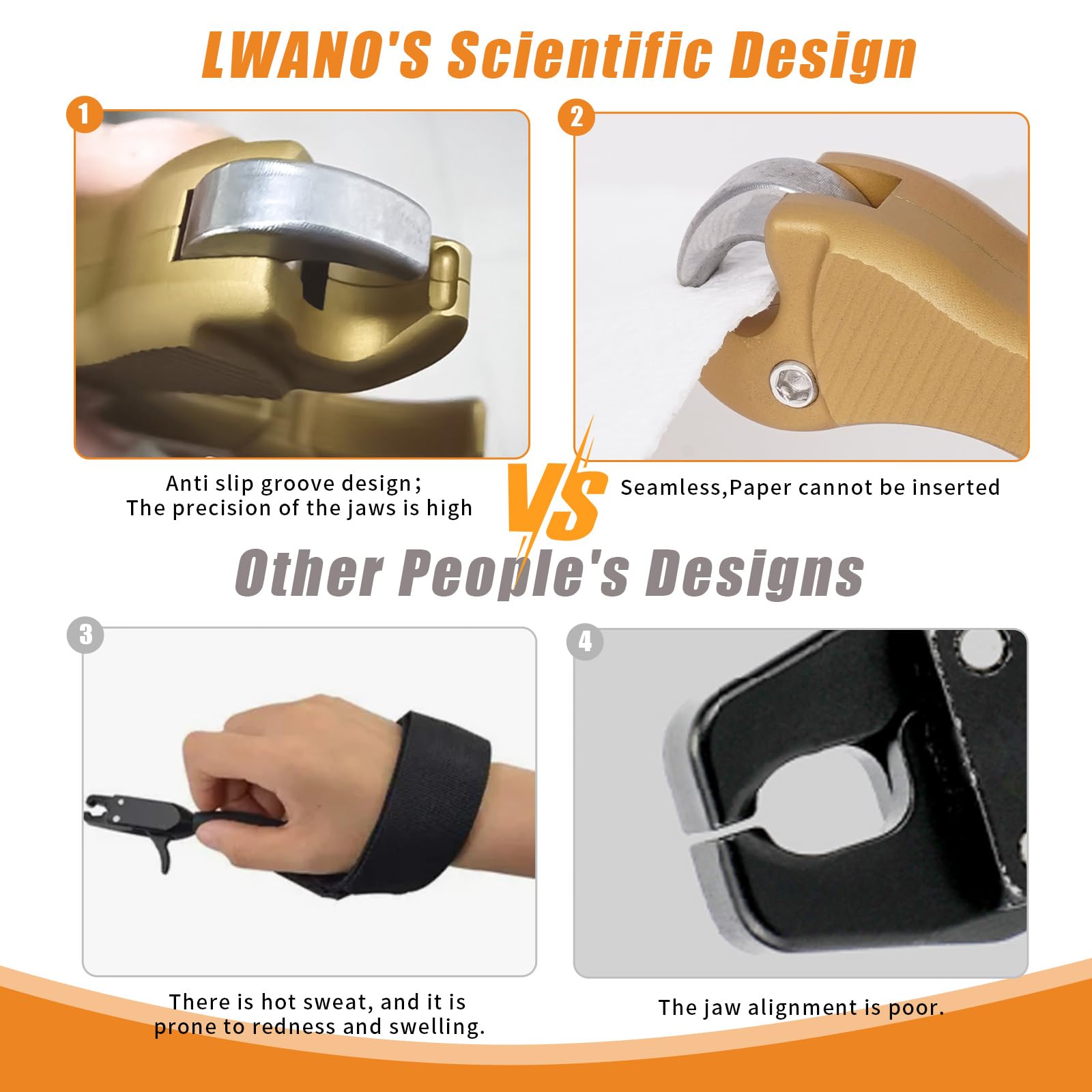 Snapklik.com : LWANO Archery Compound Bow Release Aids Trigger 3-4 ...