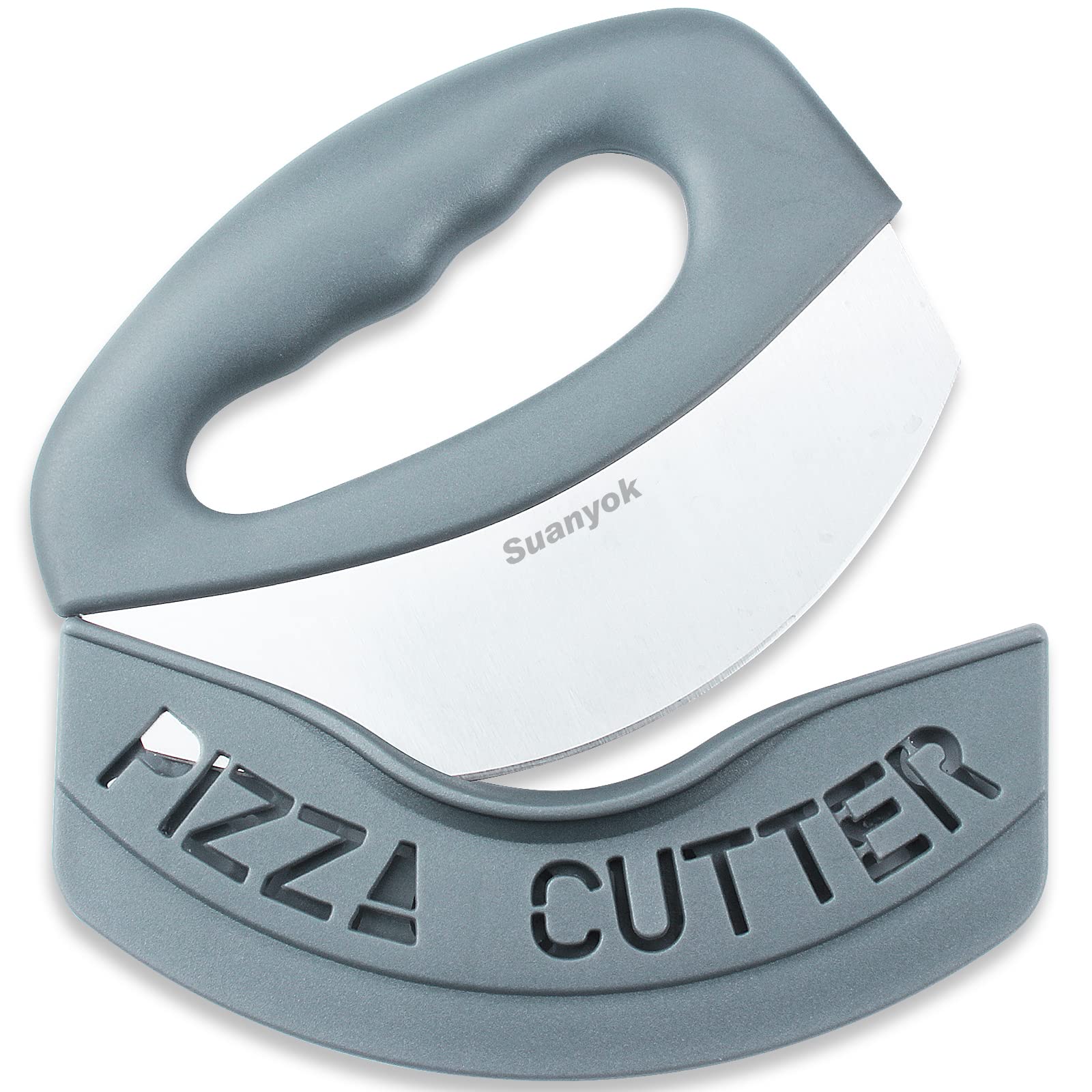Amazon.com: Suanyok Premium Pizza Cutter Food Chopper-Super Sharp Blade ...