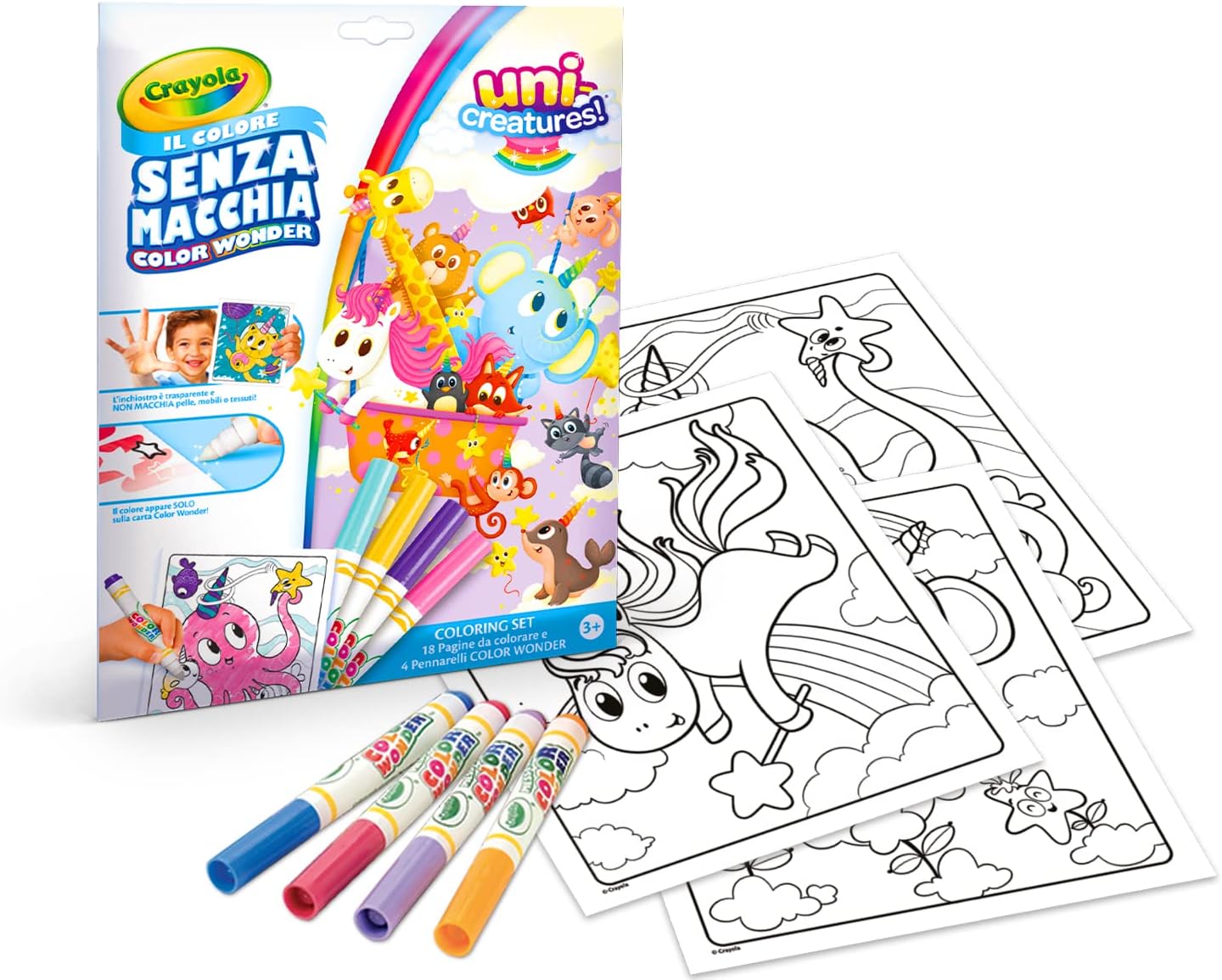 CRAYOLA - Set Créatif Pokémon 5 en 1, avec Pages à colorier, Marqueurs ...