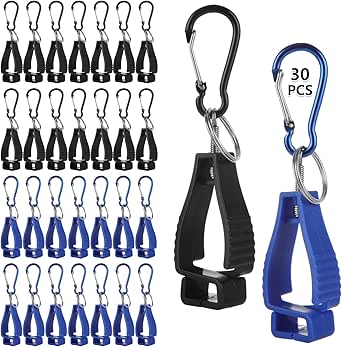 ZOFORTY 30 PCS Glove Clips, Glove Belt Clips, Work Safety Clip Glove ...
