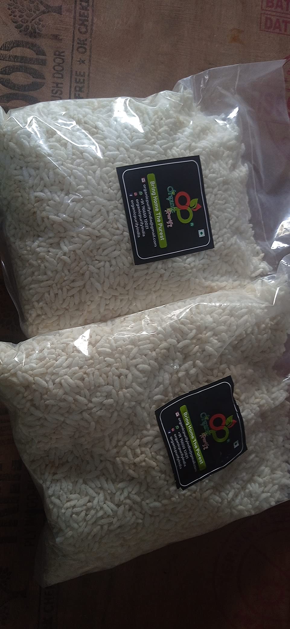 Organic Purify Puffed Rice |BHADANG |MURMURA |KURMURA 4KG : Amazon.in ...