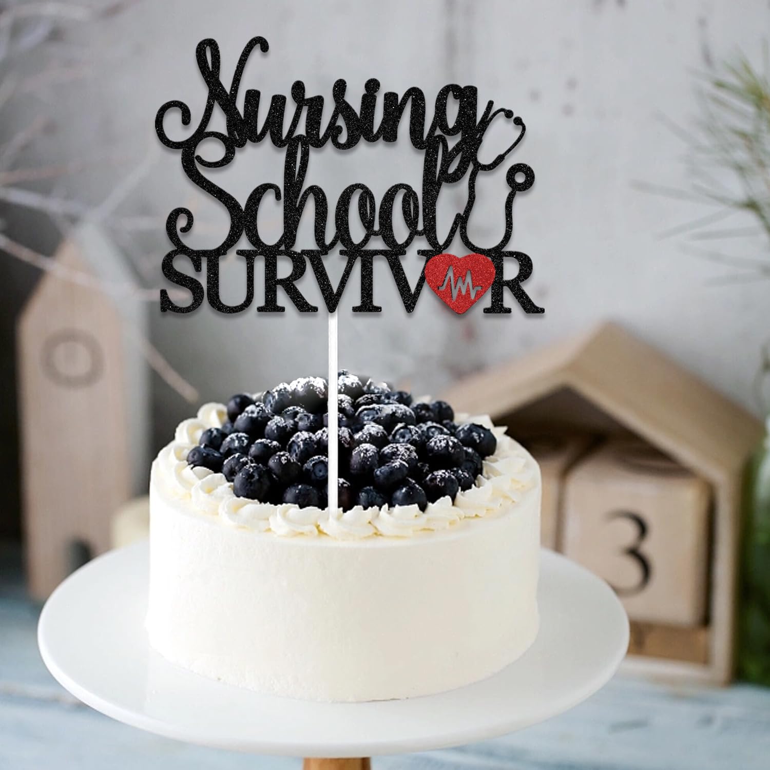 Snapklik.com : Nursing School Survivor Cake Topper 2025 Nurse ...