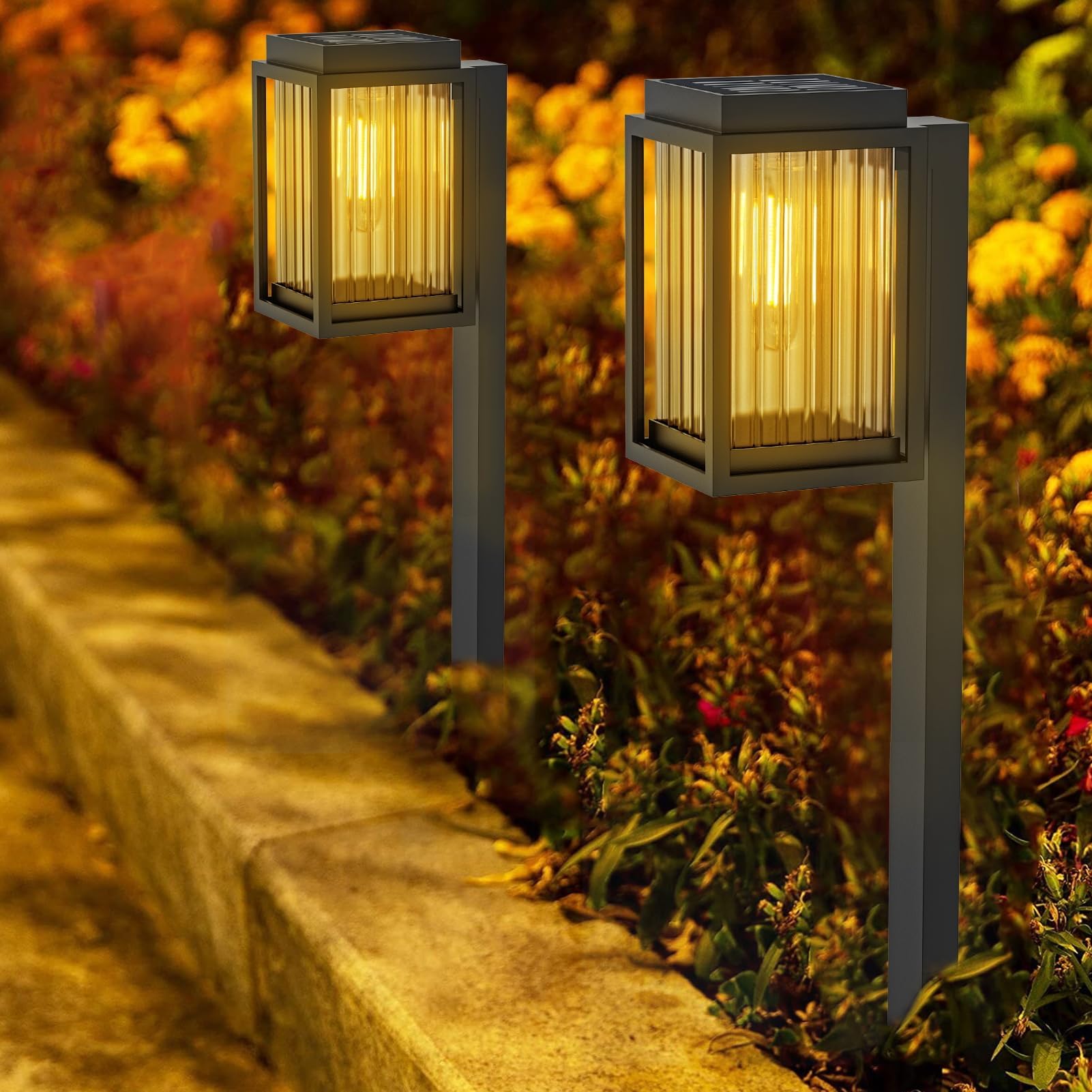 Super Bright Outdoor Solar Garden Lights Motion Sensor Pathway Light ...