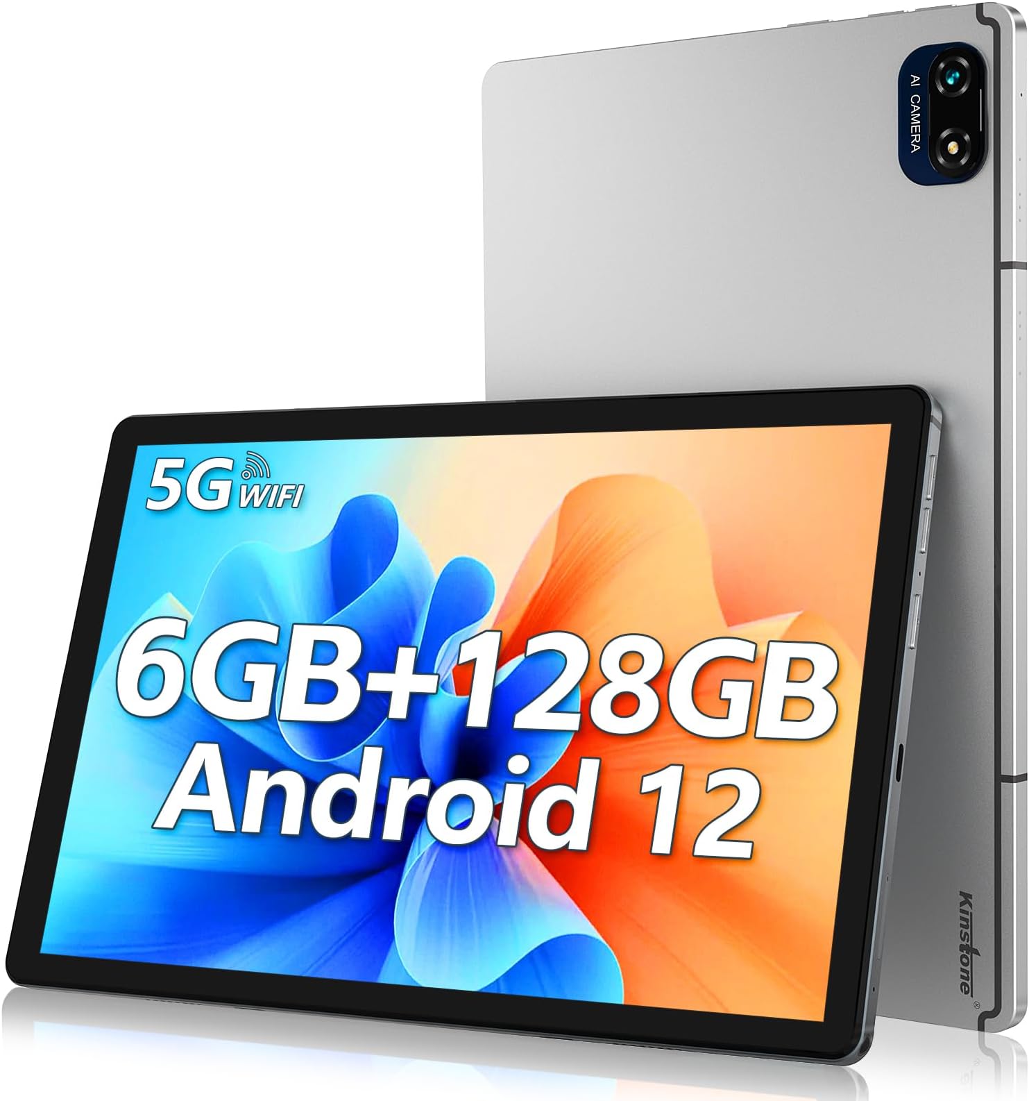 Kinstone Android 12 Tablets, Tablet 10.1 Inch 6GB RAM 128GB ROM TF 1TB ...