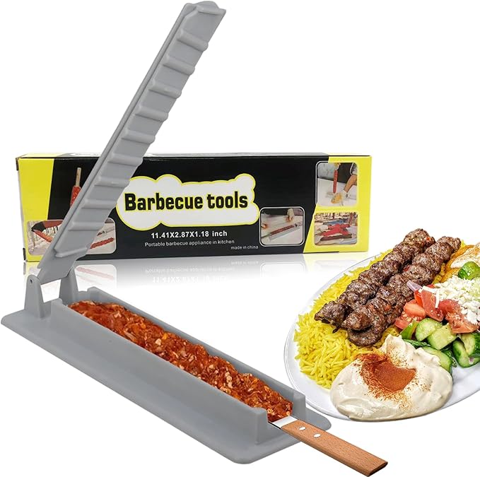 Amazon.com: Kabob Maker for Skewers and Sticks - Kabab Maker Machine ...