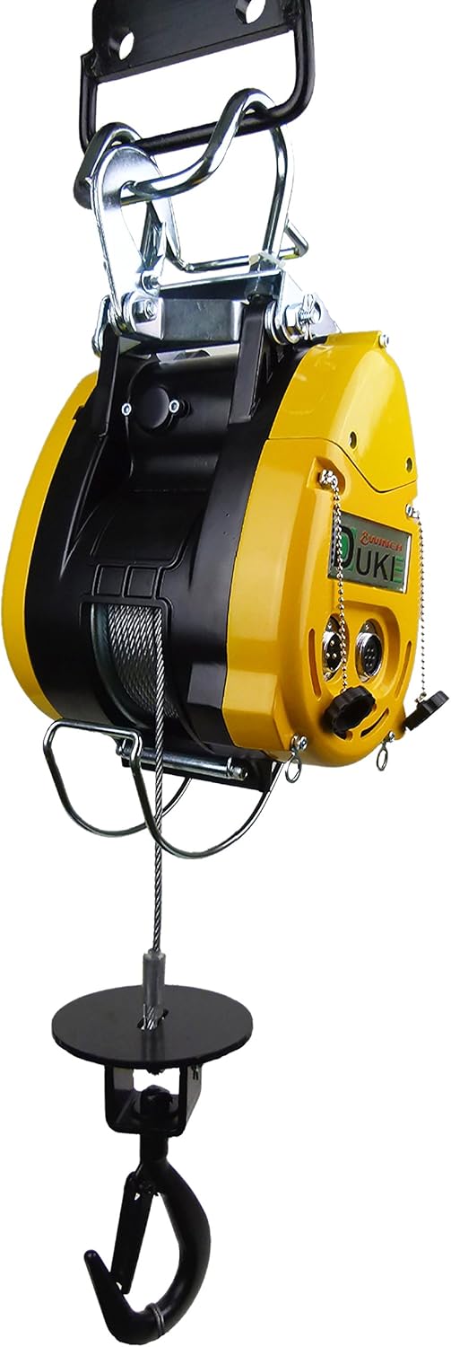 LiftinGear Electric Wire Rope Lifting Hoist, 230KG WLL, 240v, 28mtr ...