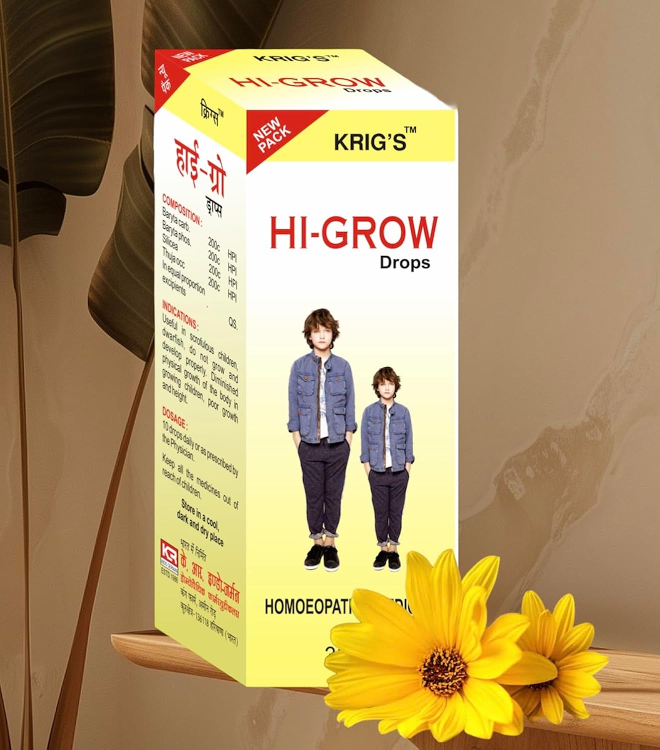 Buy KRIG'S Hi Grow Drops Homeopathy 30ml (Pack of 1 Bottles) Online at Low Prices in India ...