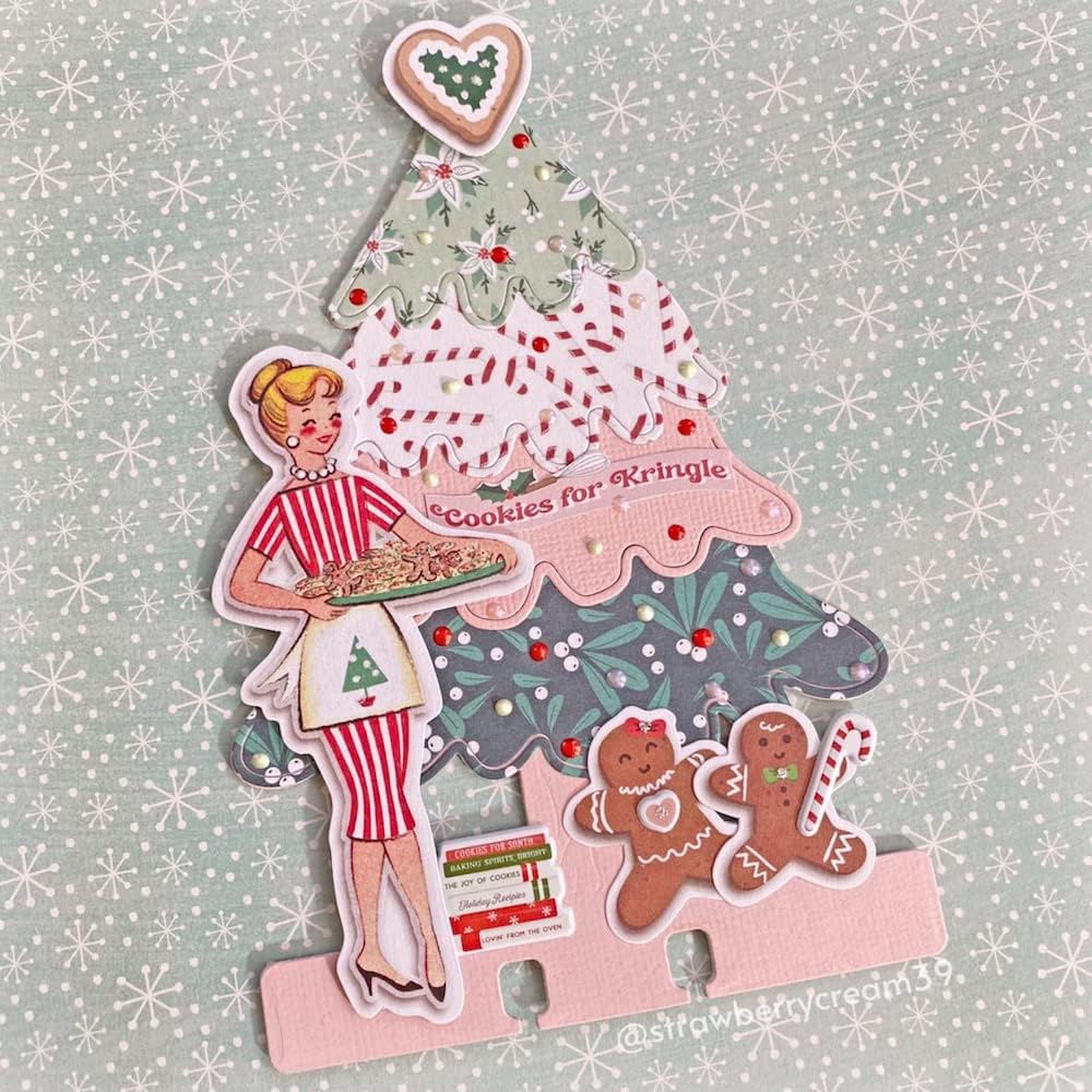 Amazon.com: KSCRAFT Layering Christmas Tree Shaker Memorydex Metal ...