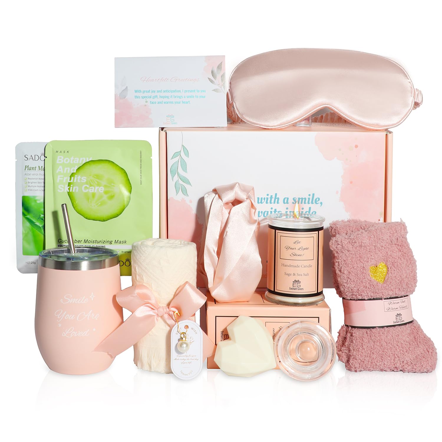 Amazon.com: Enchant Givers Gift Sets, Self Care Gifts for Women, Get ...