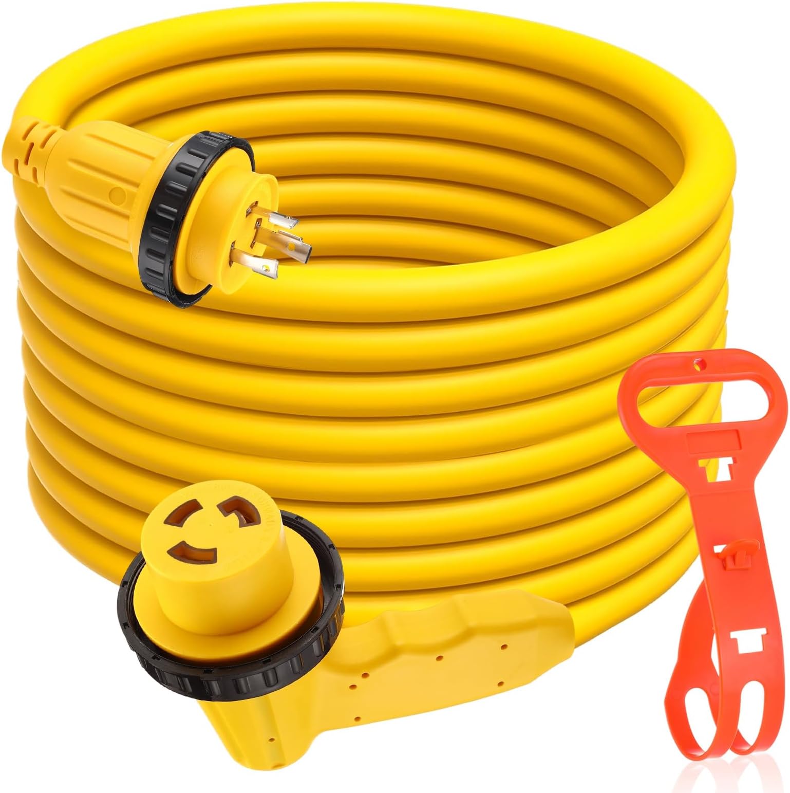 Amazon.com: Amp Up Marine & RV Cords 125v 30 amp x 50' Marine Shore ...