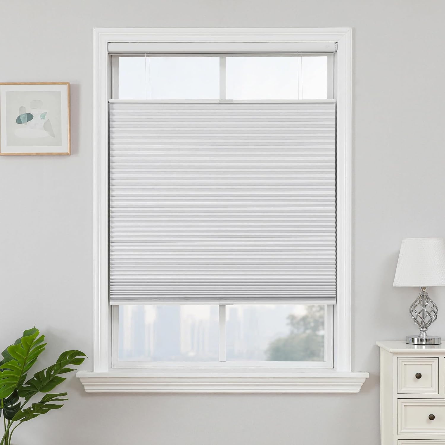 Amazon.com: Joydeco No Tools No Drill Blinds for Indoor Windows ...