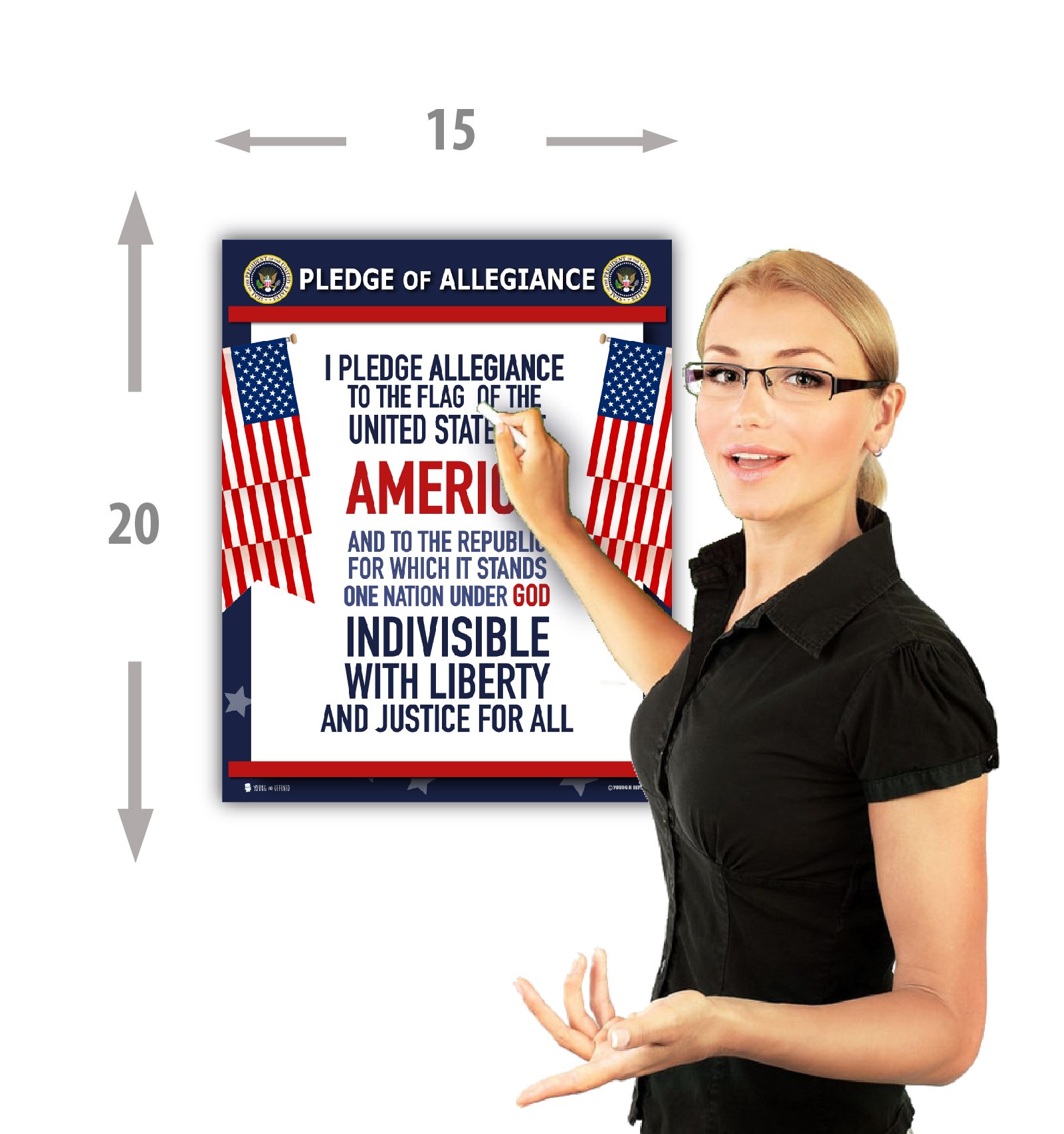 Pledge Of Allegiance Classroom Poster