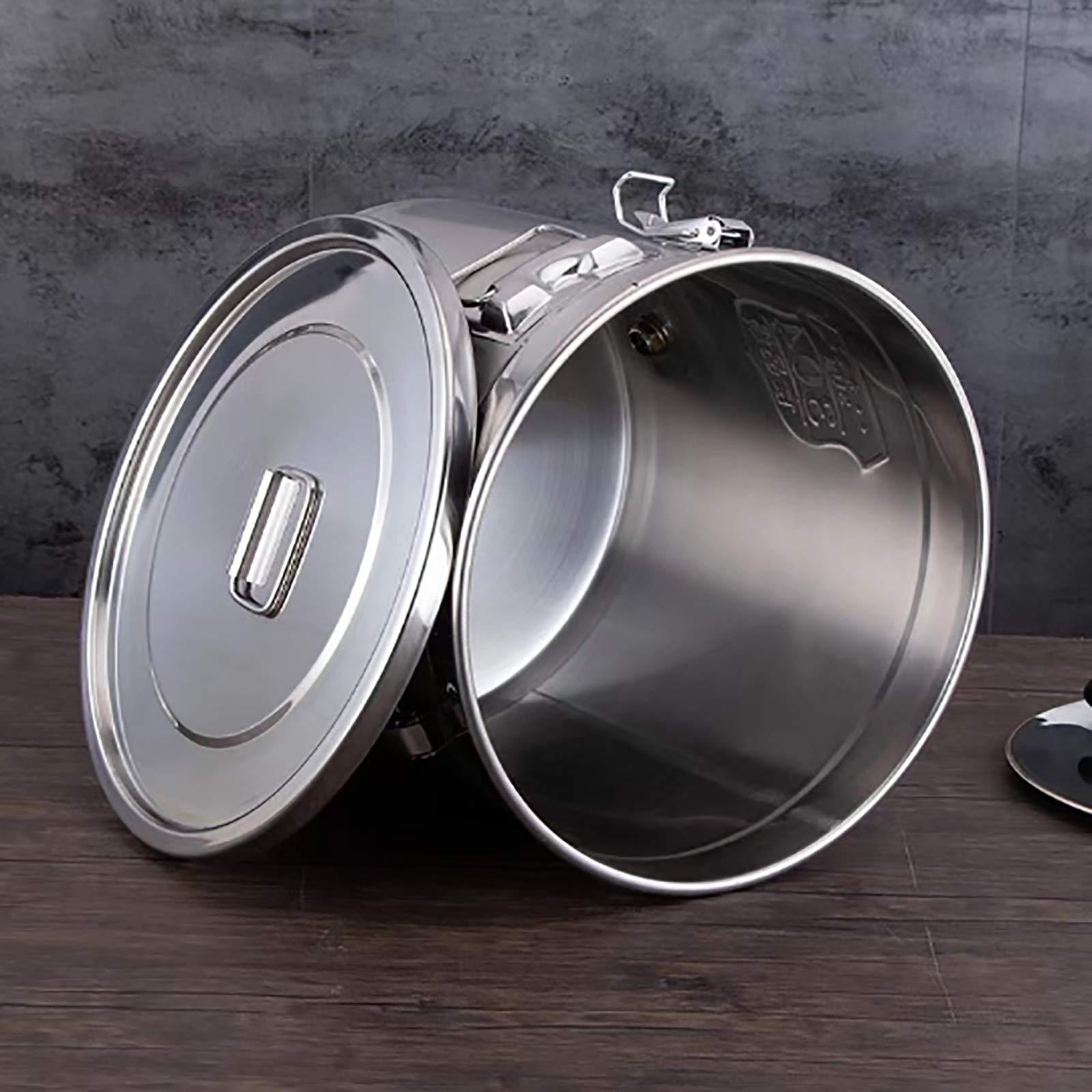 304 Stainless Steel Grain Bin 6L Stainless Steel Airtight Storage ...