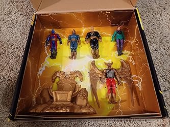 Amazon.com: DC Comics, Black Adam and Justice Society Set, 4-inch Black ...