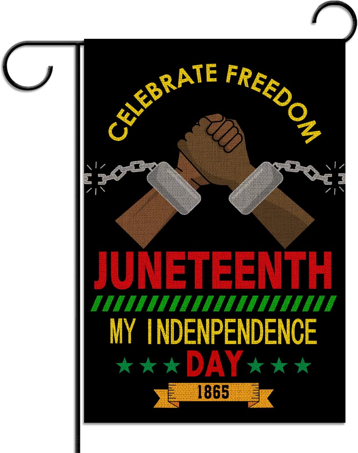Amazon.com: Juneteenth Decoration Porch Banner, Happy Juneteenth Banner ...