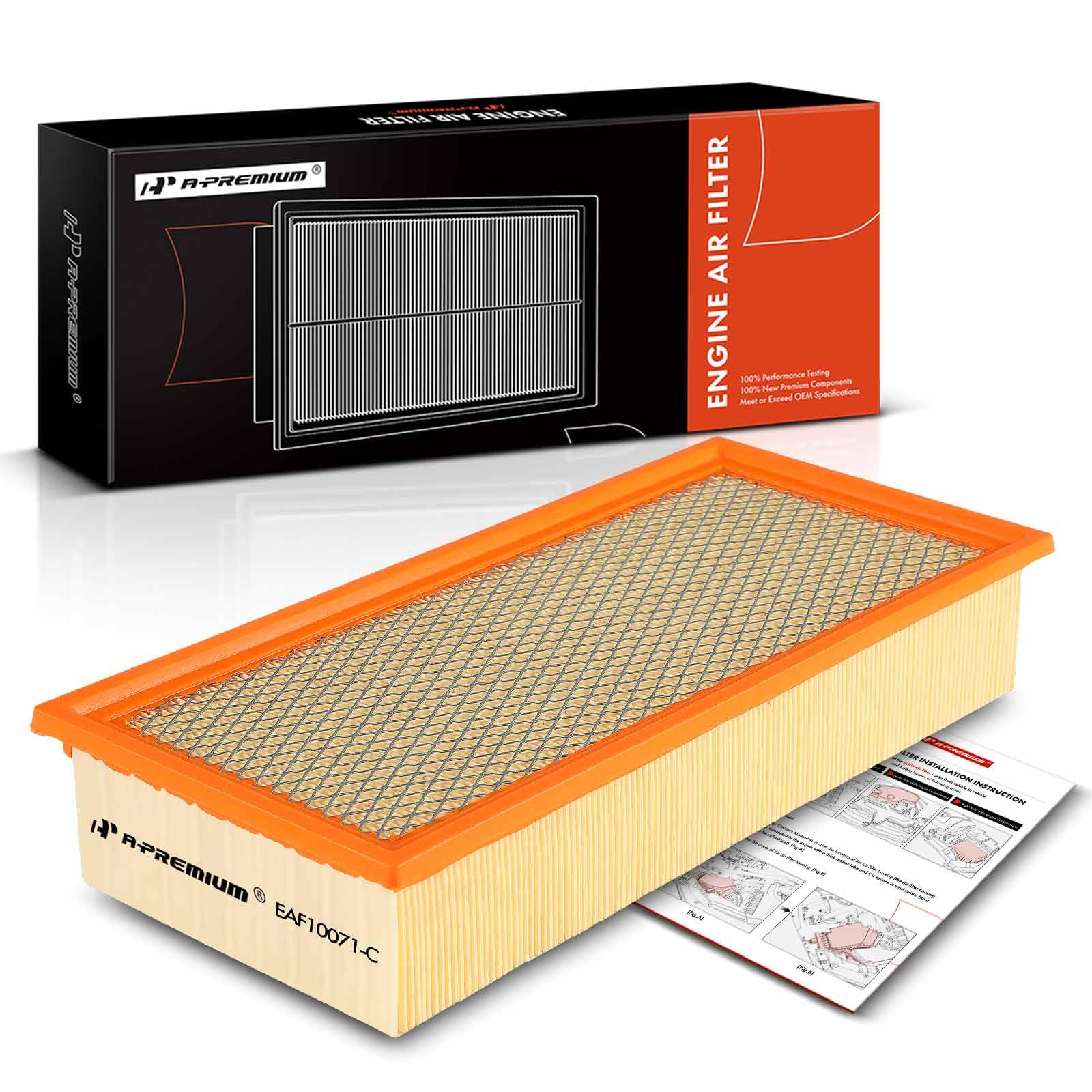 Amazon.com: A-Premium Front Engine Air Filter Compatible with Ford F ...