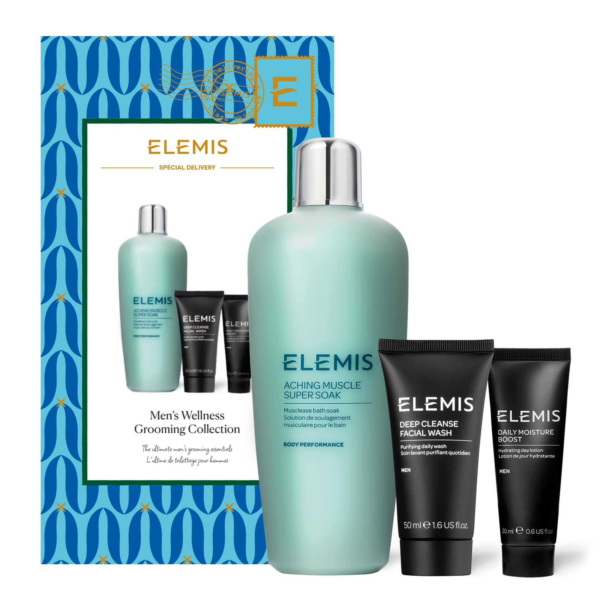 Elemis Limited Edition Men's Wellness Grooming Collection, Luxury Bath ...