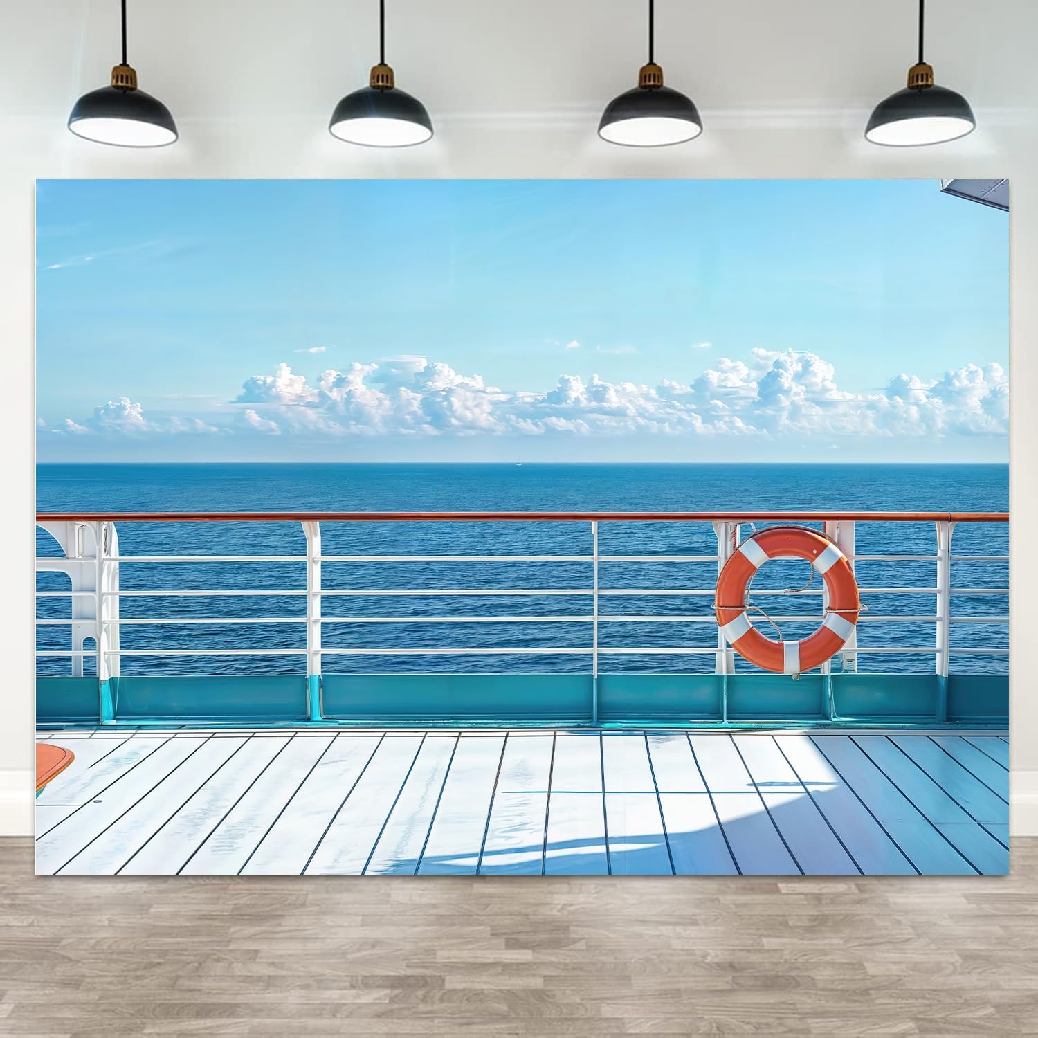 Amazon.com : Cruise Ship Theme Party Backdrops for Photoshoot, Nautical ...