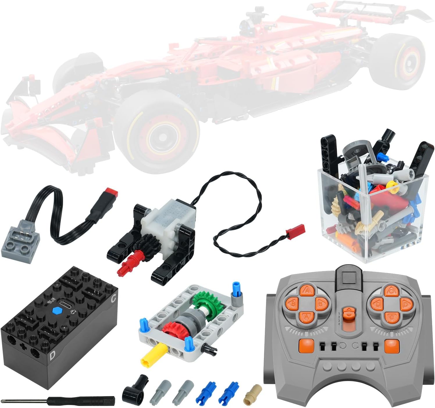 Amazon.com: Remote Control Motor Power Pack for Lego Ferrari F1 Car ...