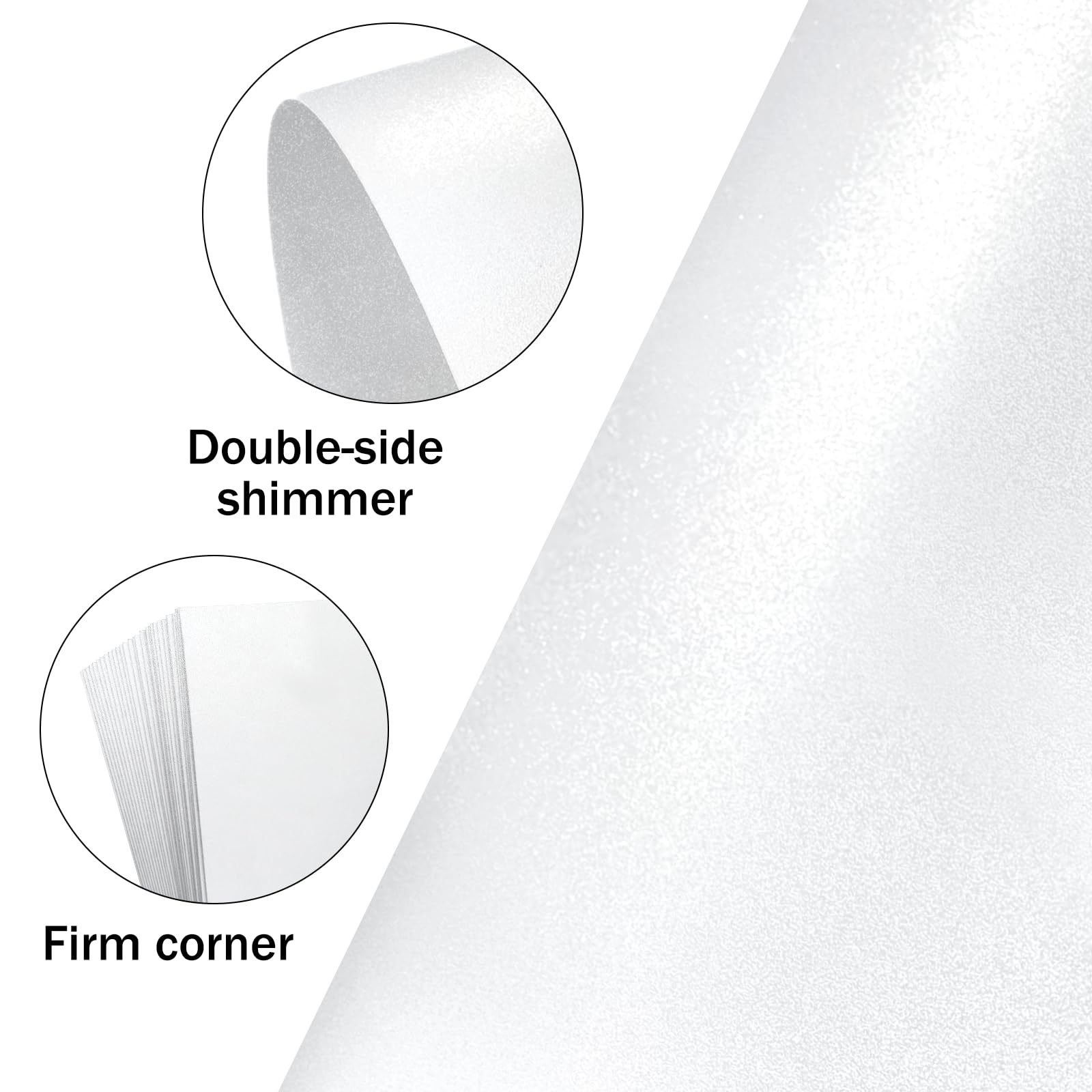Pearl Shimmer Cardstock Paper