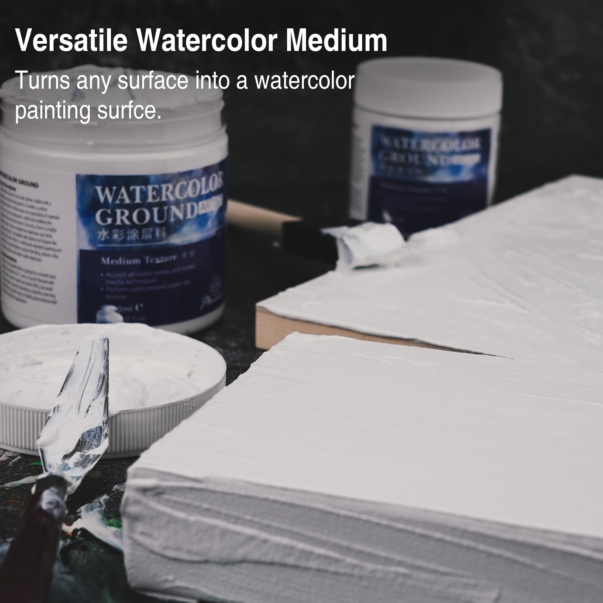 Snapklik.com : Watercolor Ground For Canvas - 8.45 Fl Oz /250ml - Gesso ...