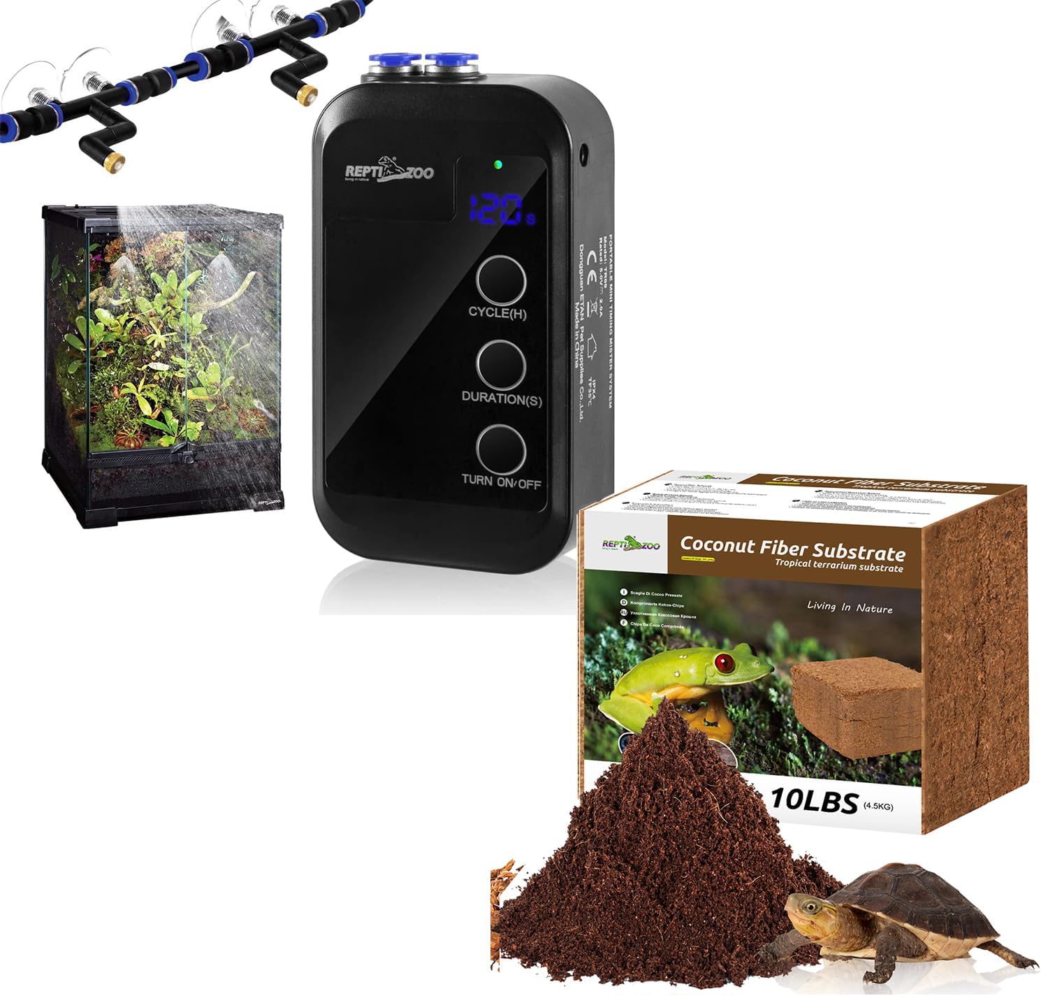 Amazon.com : Mini Automatic Misting System Reptile Humidifier for ...