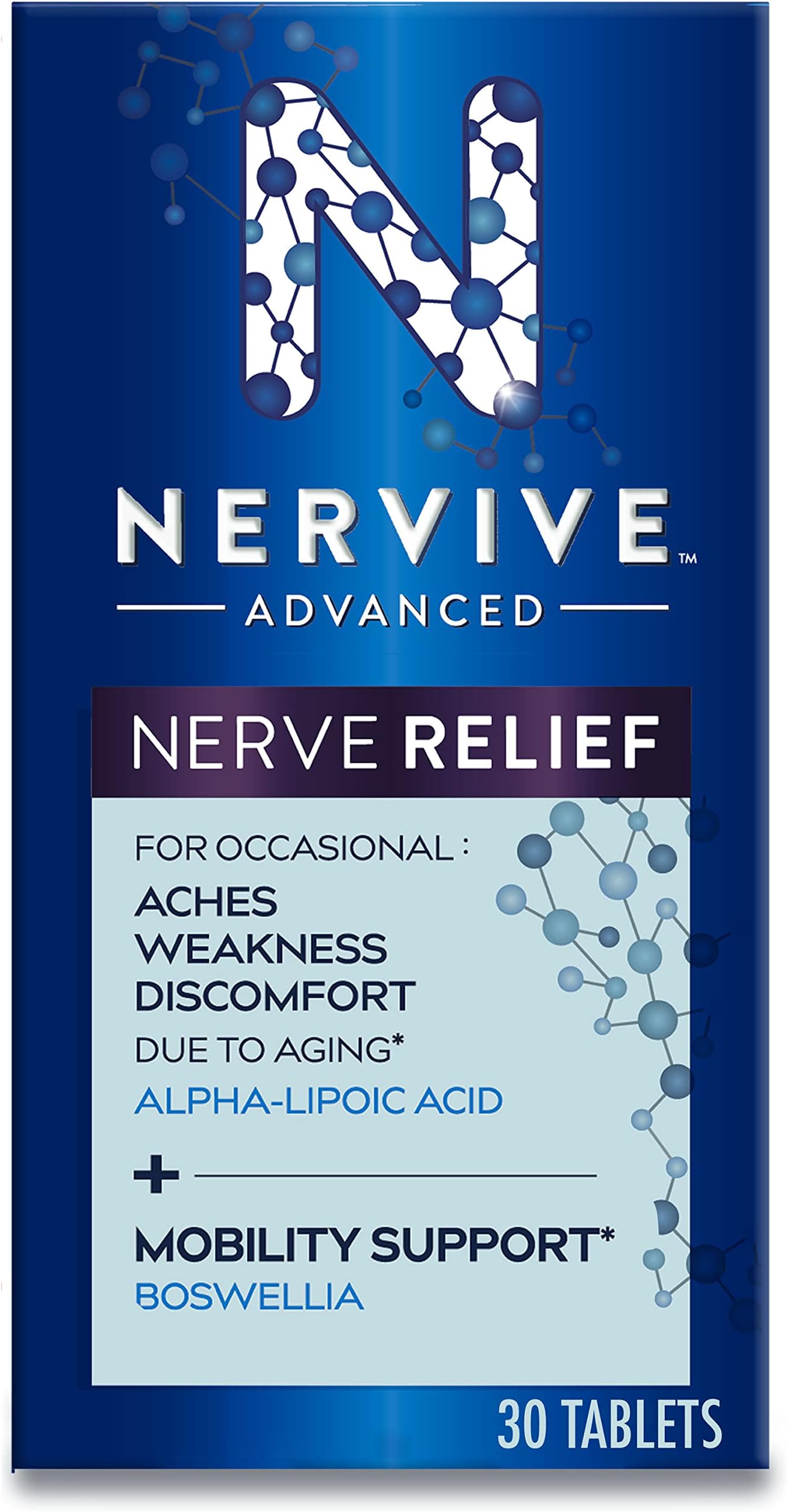 Amazon.com: Nervive Advanced Nerve Relief + Mobility, with Alpha Lipoic ...