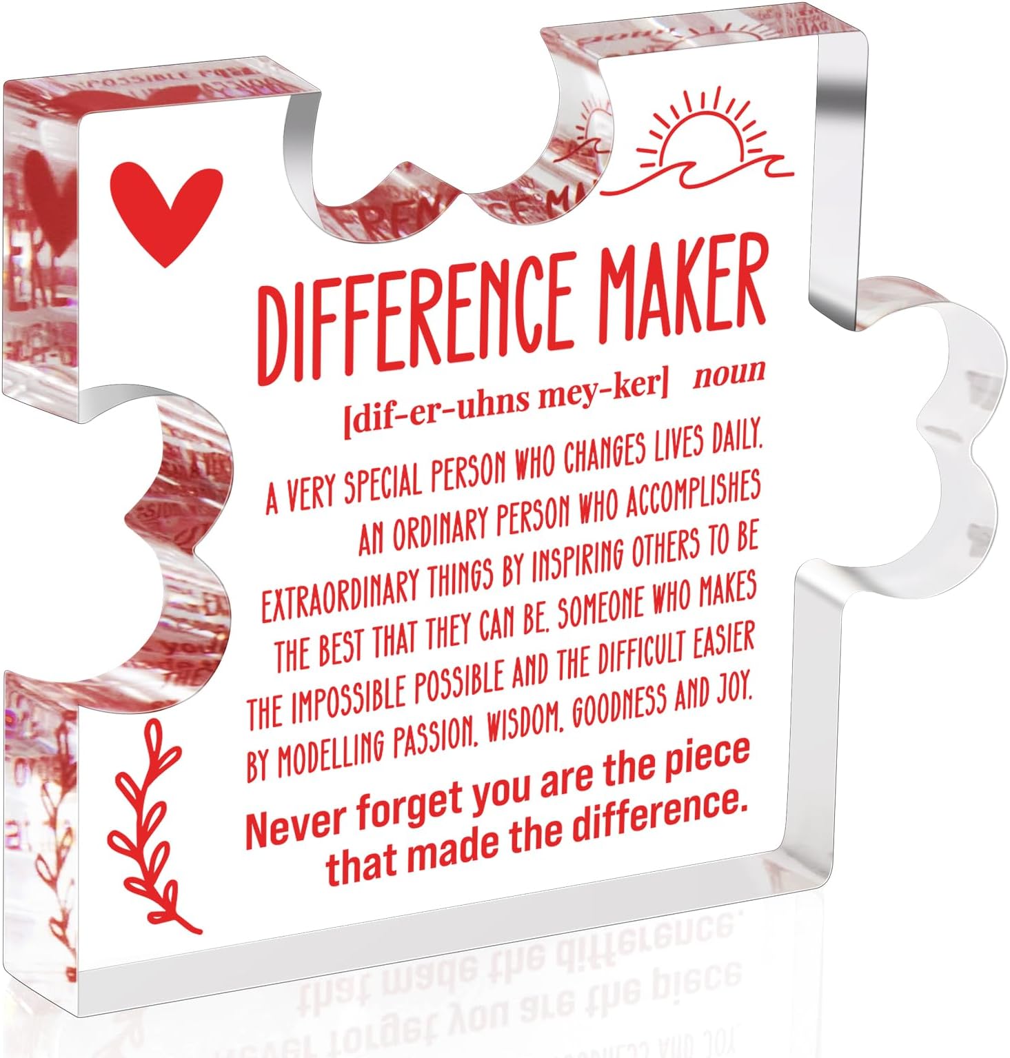 Amazon.com: Difference Maker Gifts Thank You Appreciation Gift for ...
