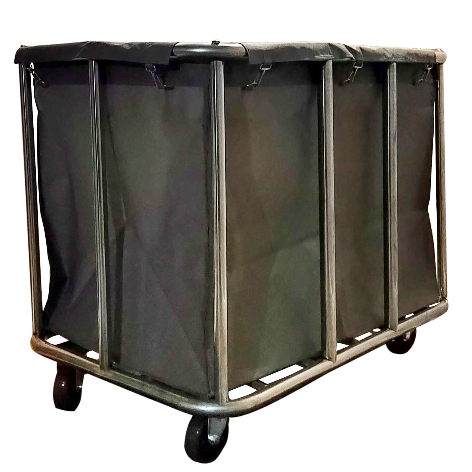 Amazon.com: Commercial Laundry Cart on Wheels, 11.35 Bushels Large ...