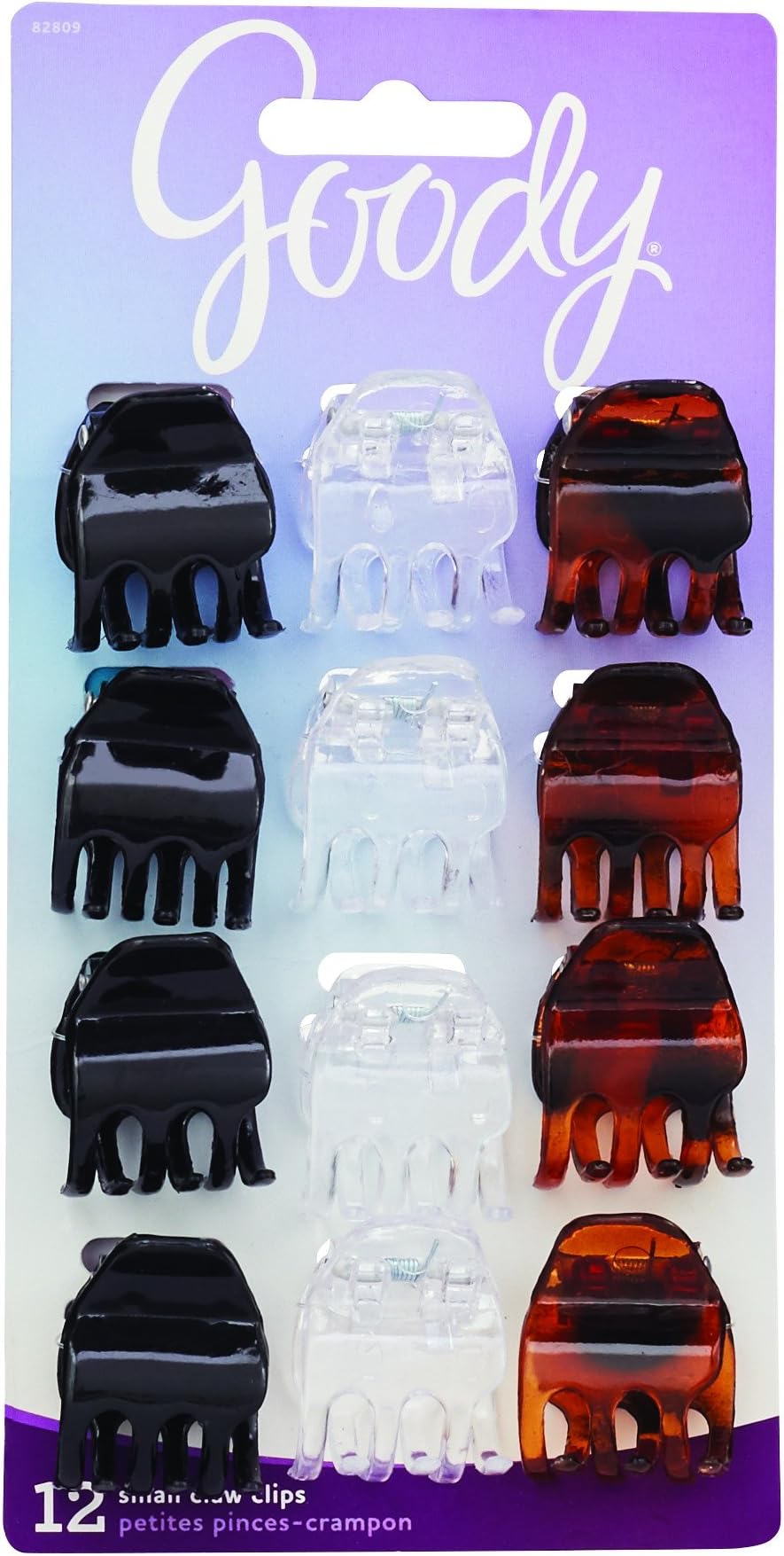 Amazon.com : Goody Classics Half Claw Hair Clip, Small, 12 Count (Pack ...