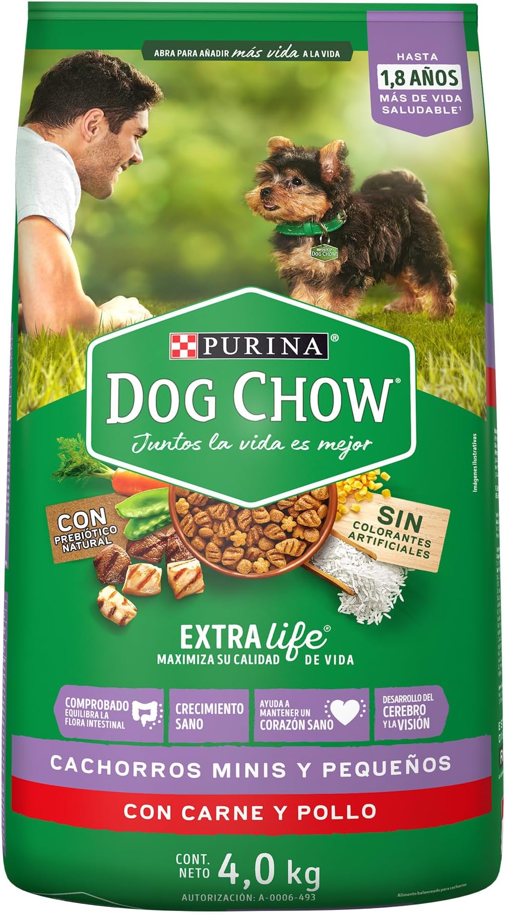 Purina Dog Chow Comida para Perro Cachorro Minis y Pequeños con ...