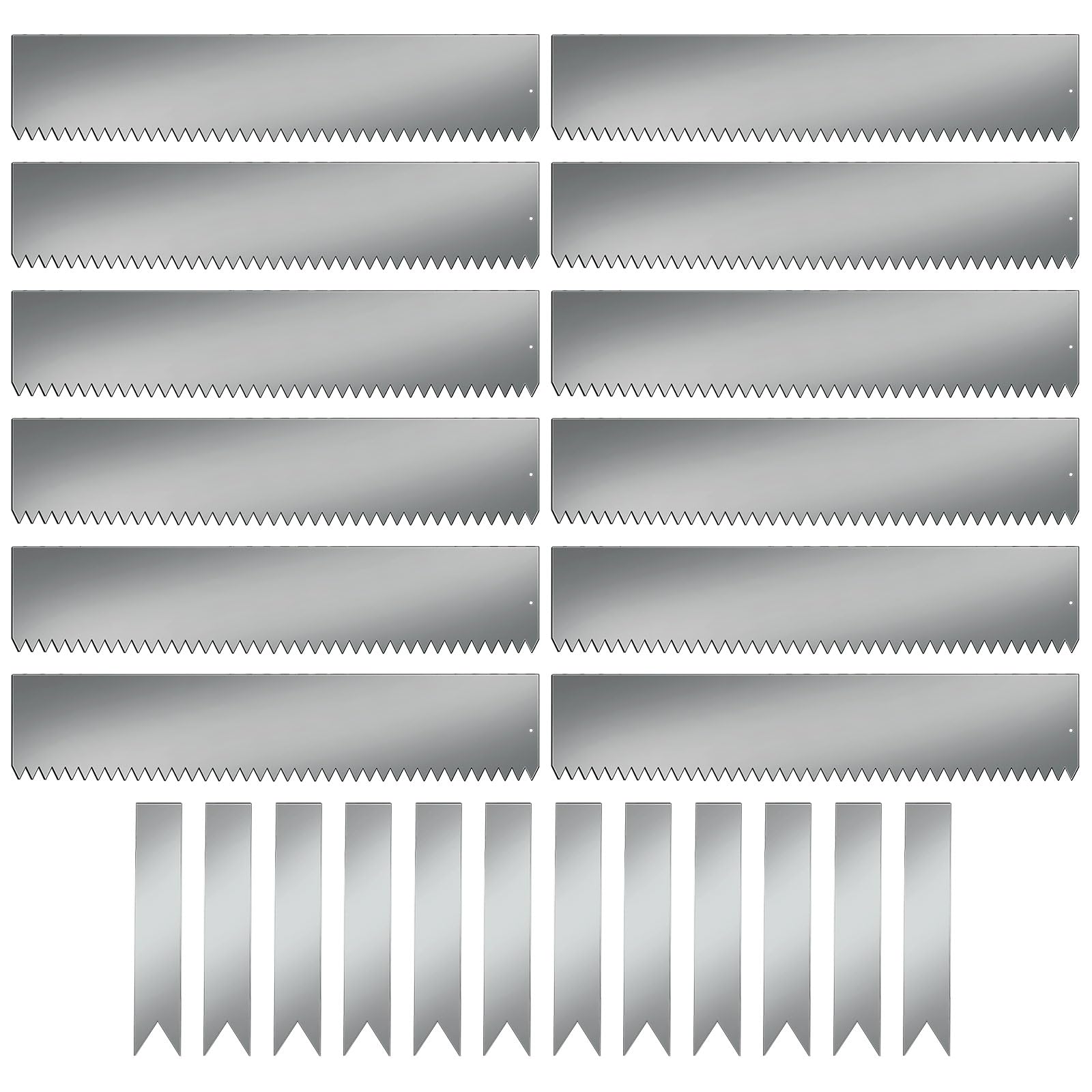 Snapklik.com : Weysat 12 Pack Metal Landscape Edging 40 X 8 Inch Metal ...